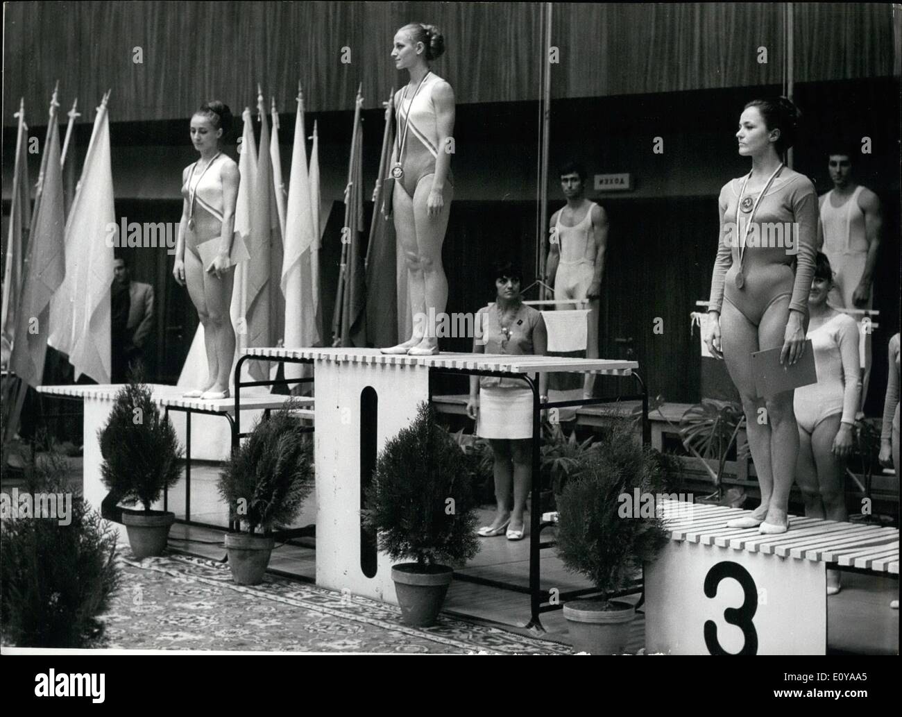 Sep. 09, 1969 - Fourth World Championship in Modern Gymnastics in Varna ...