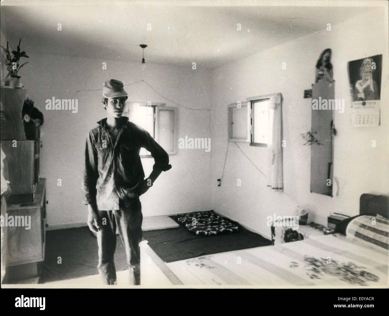 1969 main room in a tel sheva home hi-res stock photography and images ...