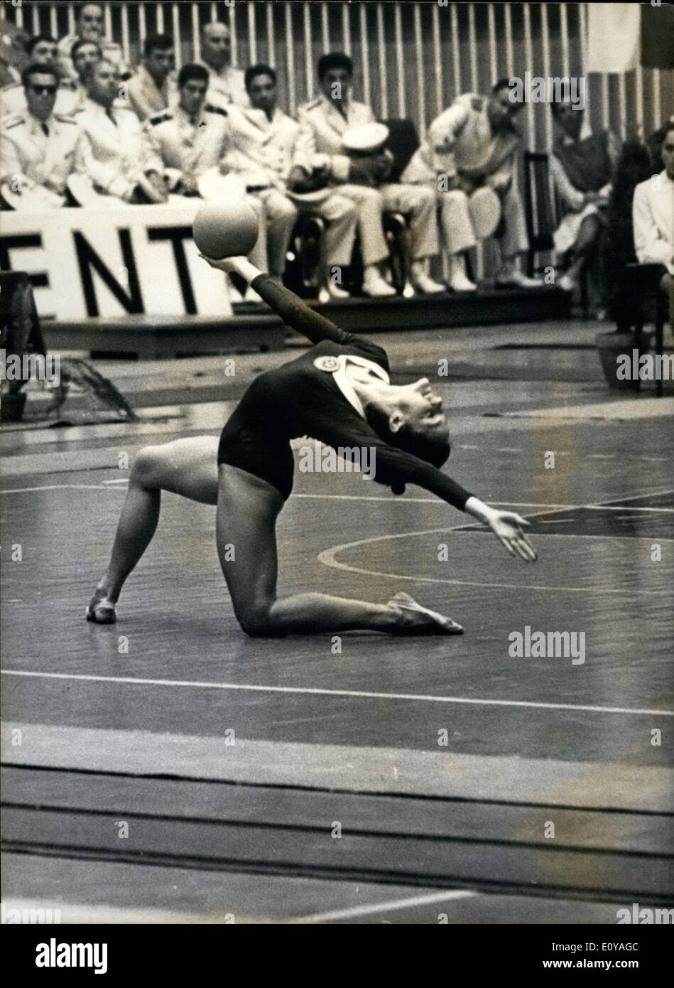 Sep. 09, 1969 - Fourth World championship in Modern Gymnastics in Varna ...
