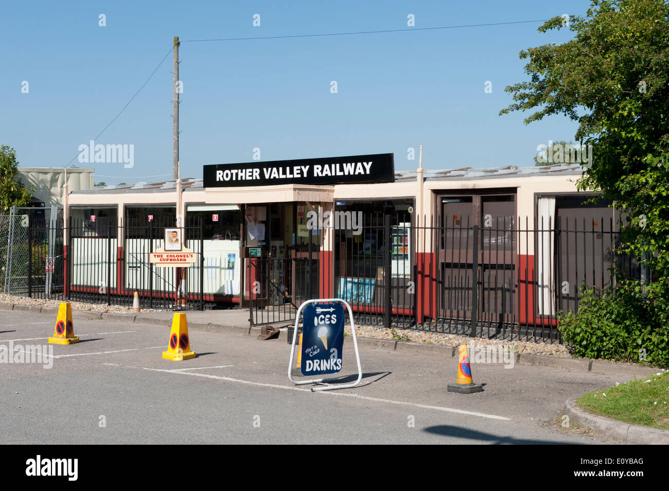 Entrance to the Rother Valley Railway Headquarters at Robertsbridge ...