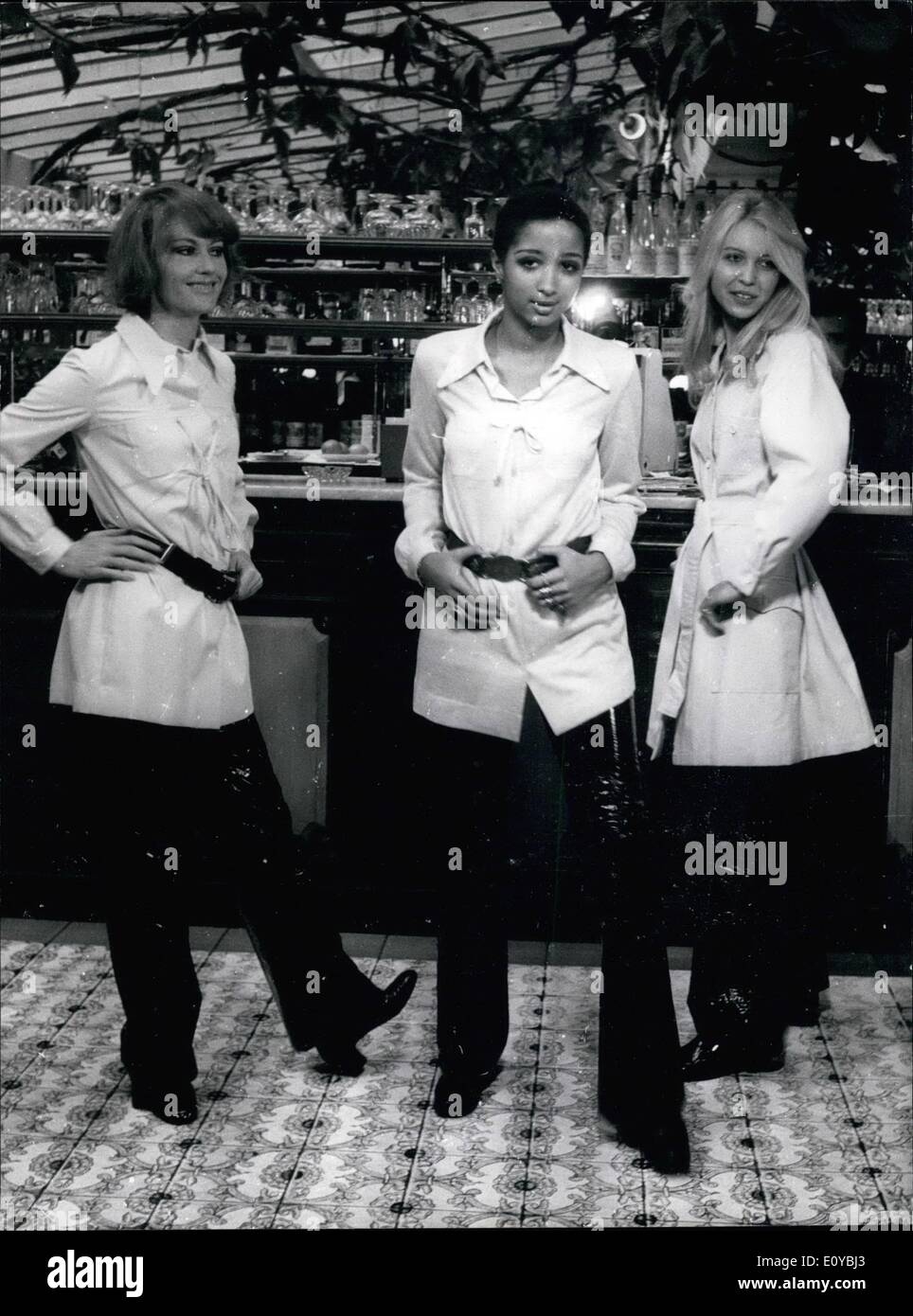 Oct. 10, 1969 - These outfits come from Andre Ledoux's ready-to-wear ...