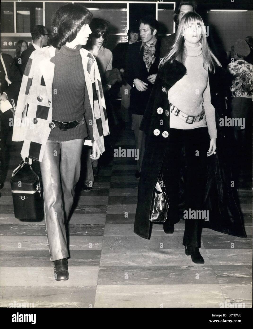 Oct. 10, 1969 - The Rolling Stones Pop Group Leave For Concert Tour Of ...