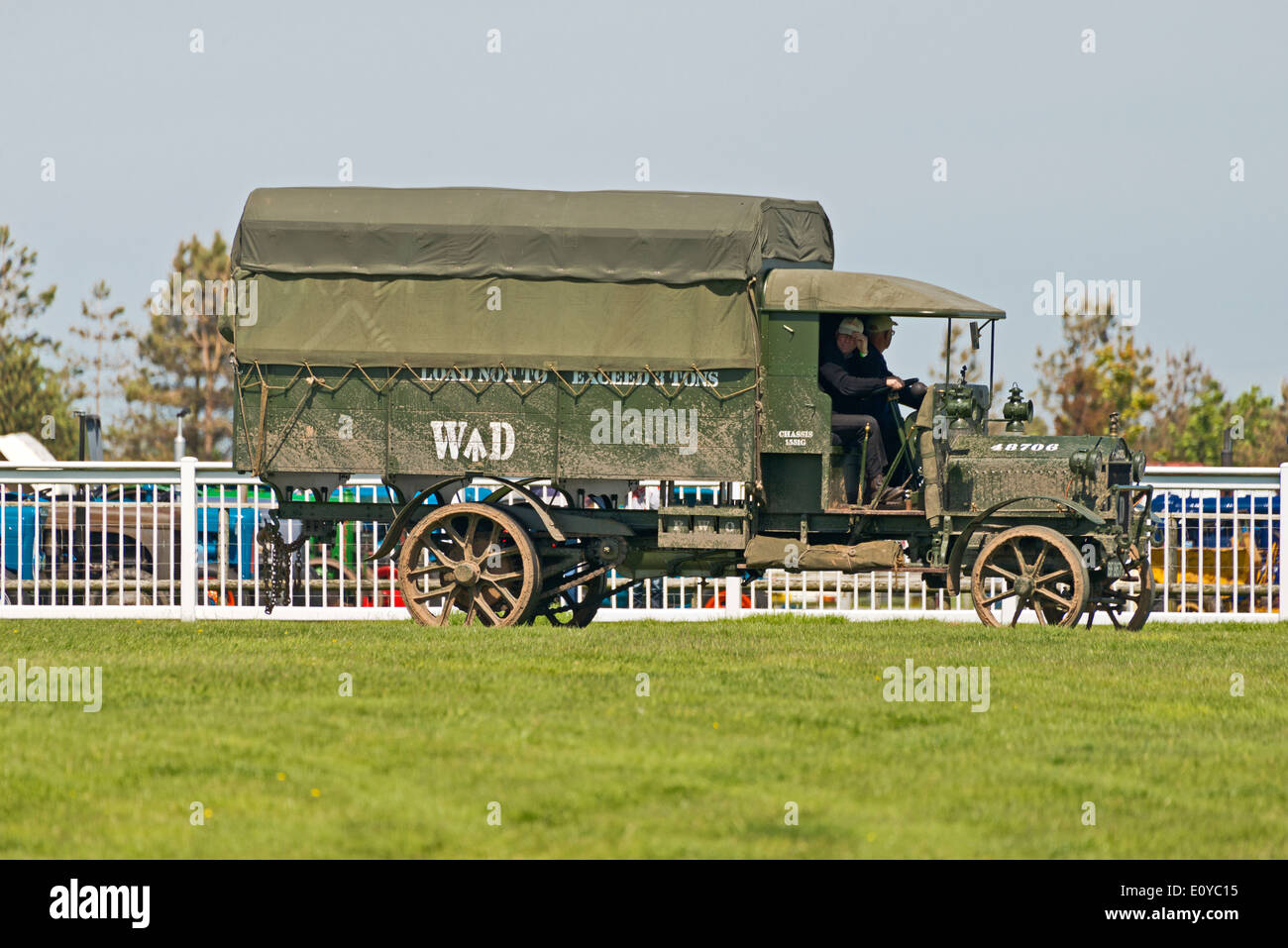 Vintage rally Mona Showground Anglesey North Wales Uk Stock Photo - Alamy