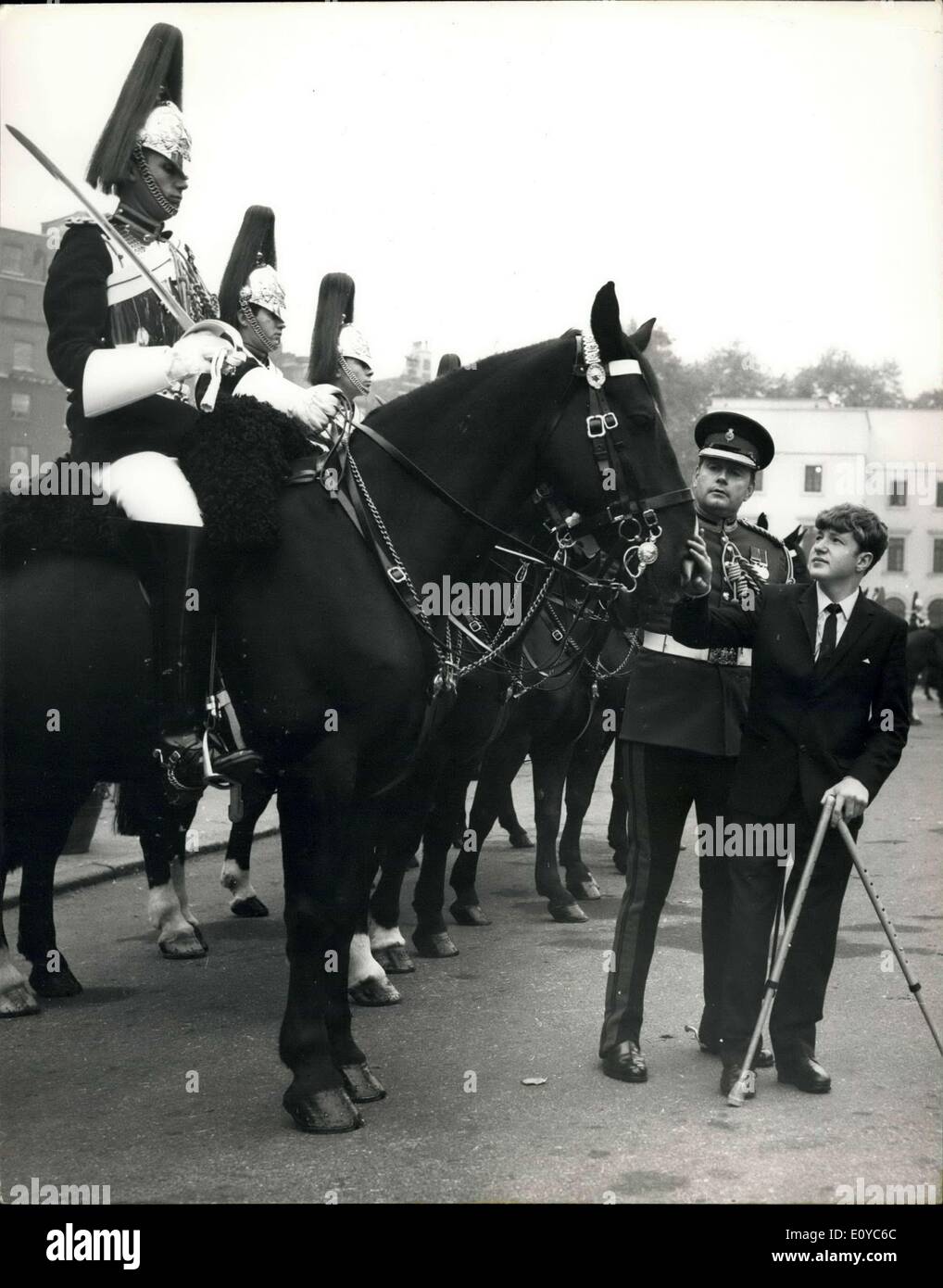 Oct. 28, 1969 - A different kind of Escort for the Household Cavalry ...