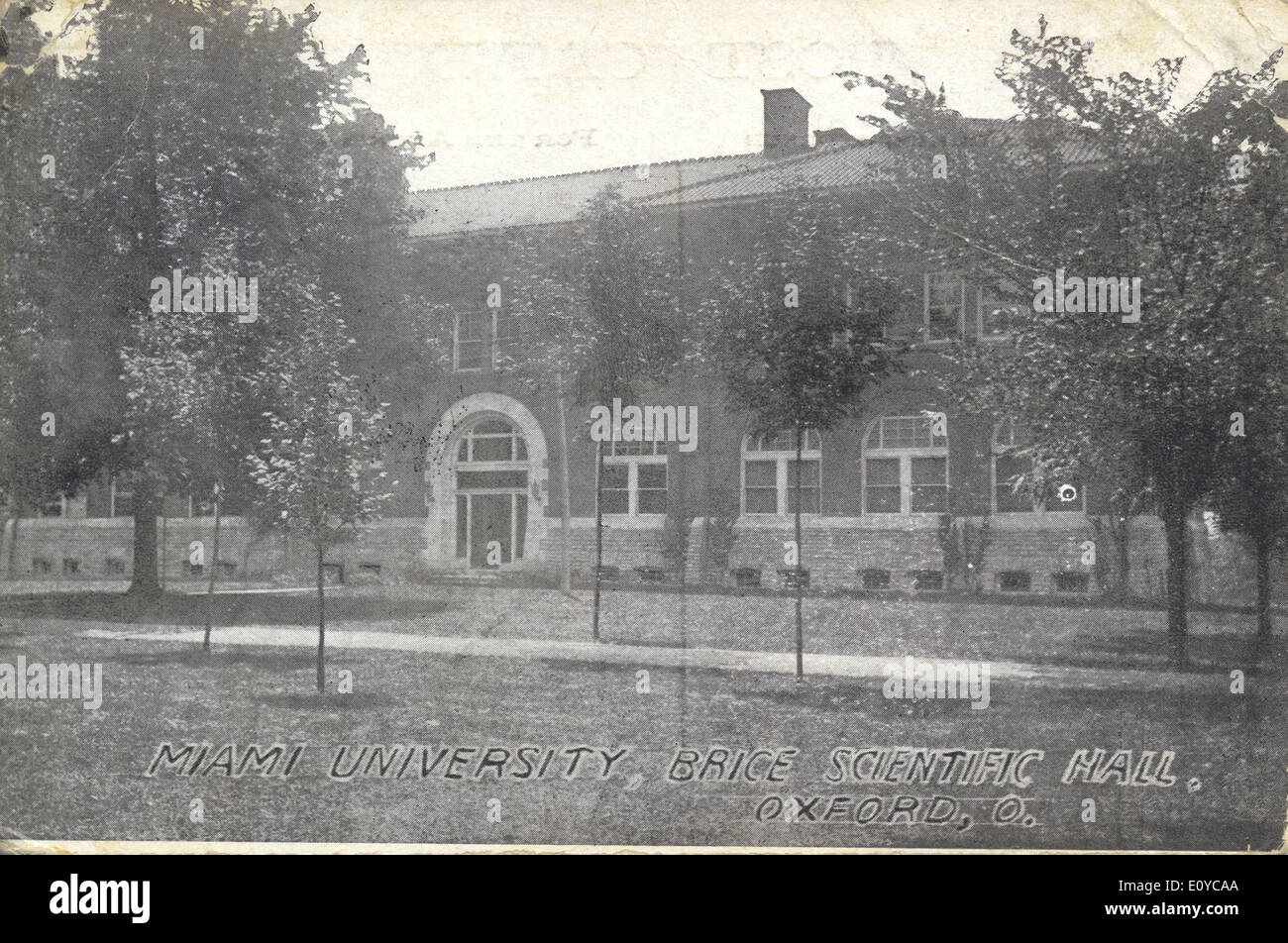 This postcard depicts the Brice Scientific Hall at Miami University in ...