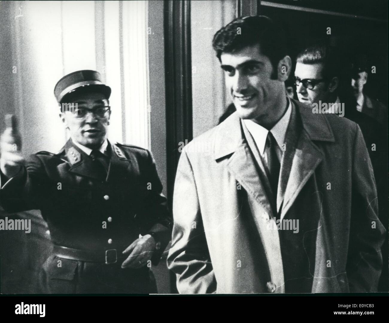 Nov. 11, 1969 - ''El Al'' - trial in Winterthur : Photo shows The ...