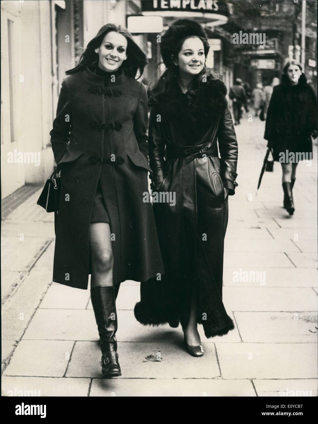 Nov. 11, 1969 - Miss World Contestants Arrive In London. Photo shows ...