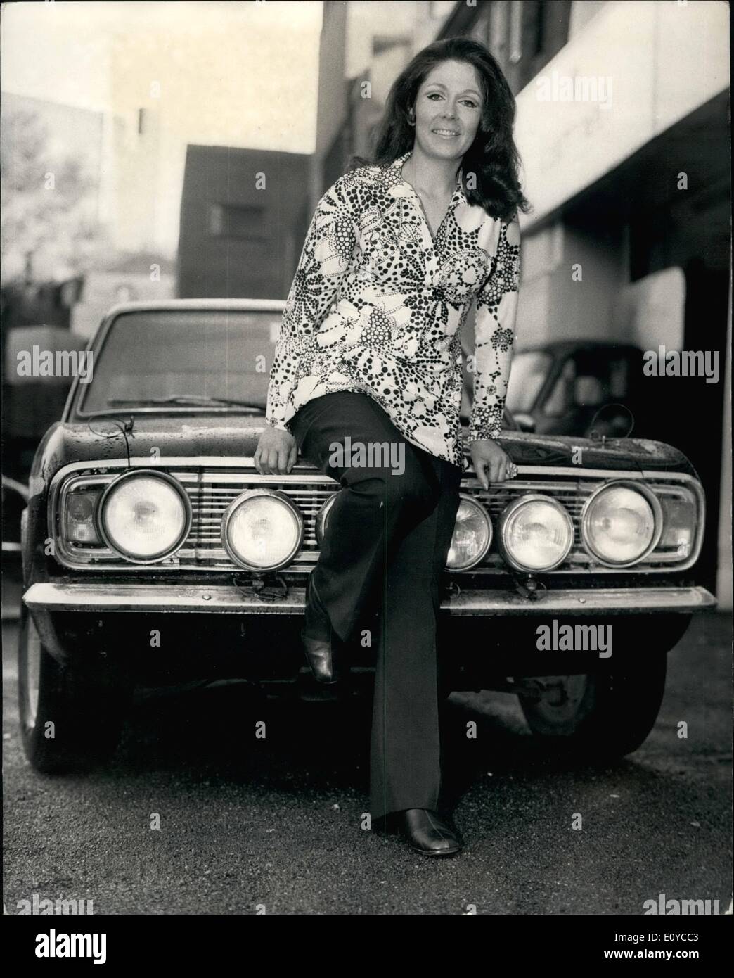 Nov. 11, 1969 - Pretty Driver For The R.A.C. Rally: Pretty Diana ...