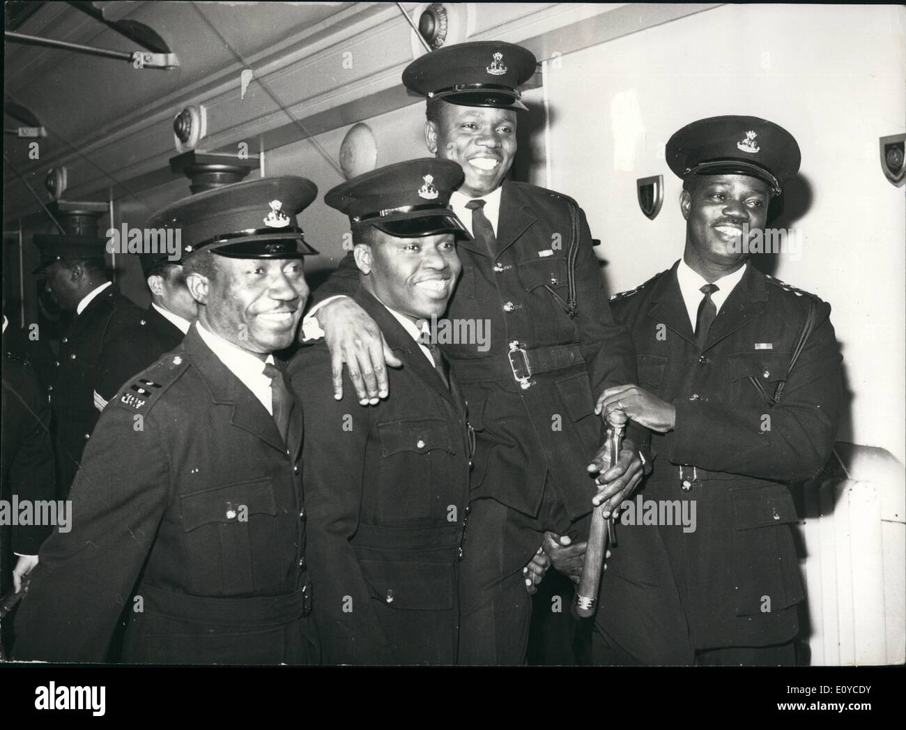 Nov. 11, 1969 - Overseas Police Students passing out parade at the ...