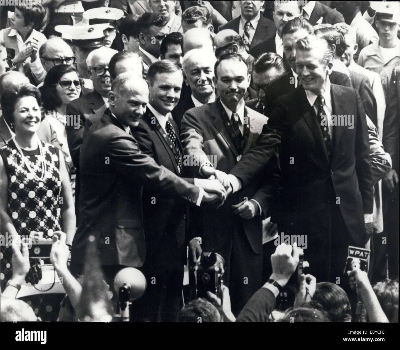 Aug. 15, 1969 - New York welcomes Apollo 11 Astronauts: The men from ...