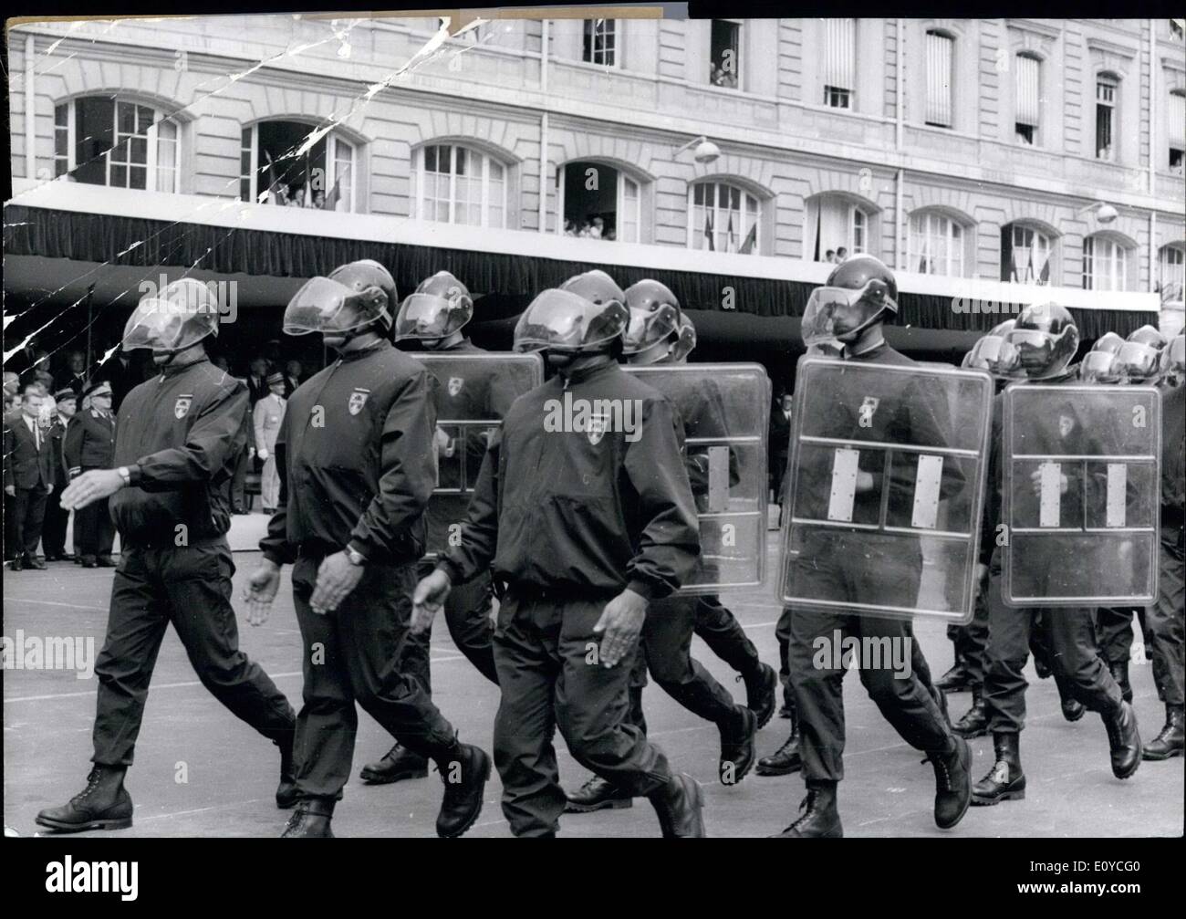 Aug. 19, 1969 - Raid Police March to Intervene in Siege of Police ...