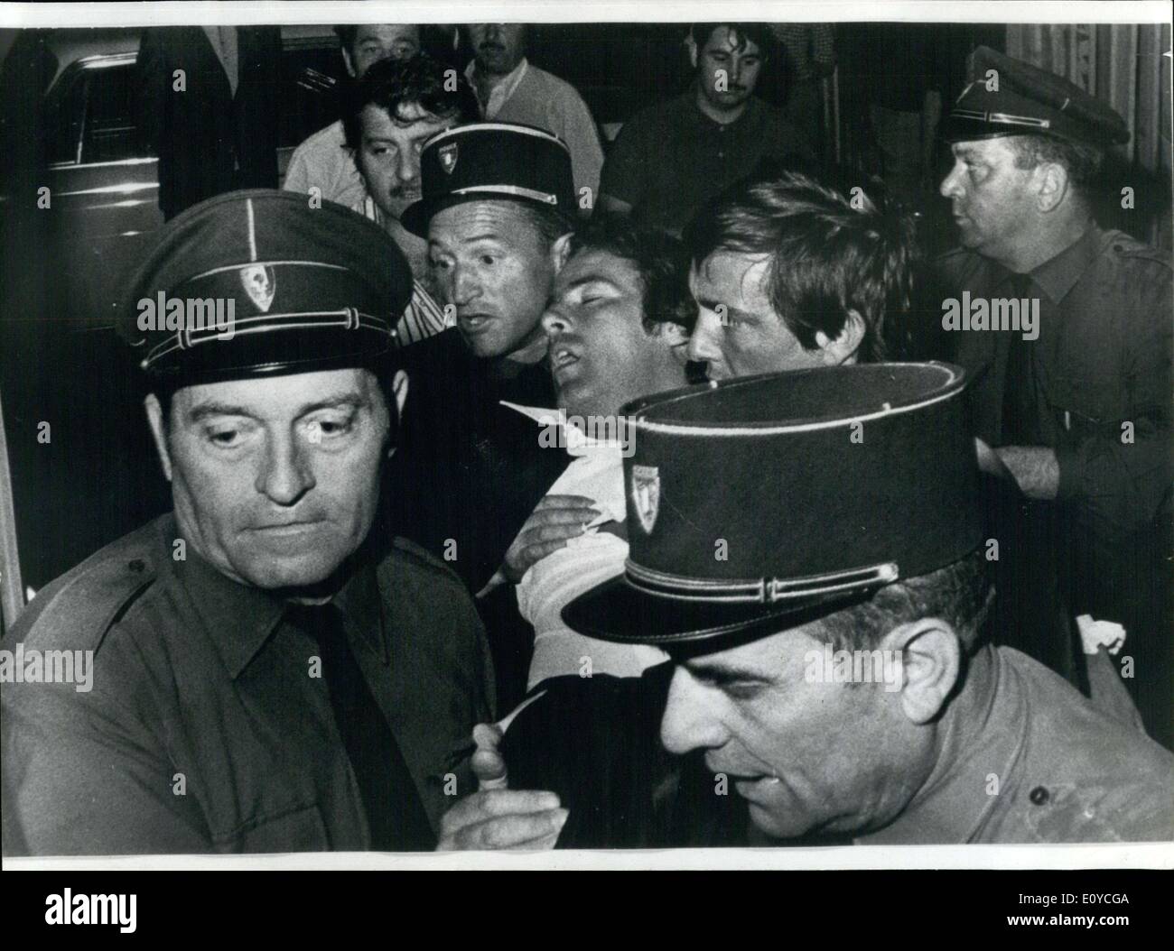 Aug. 23, 1969 - Singer David Alexandre Winter Being Taken to the ...