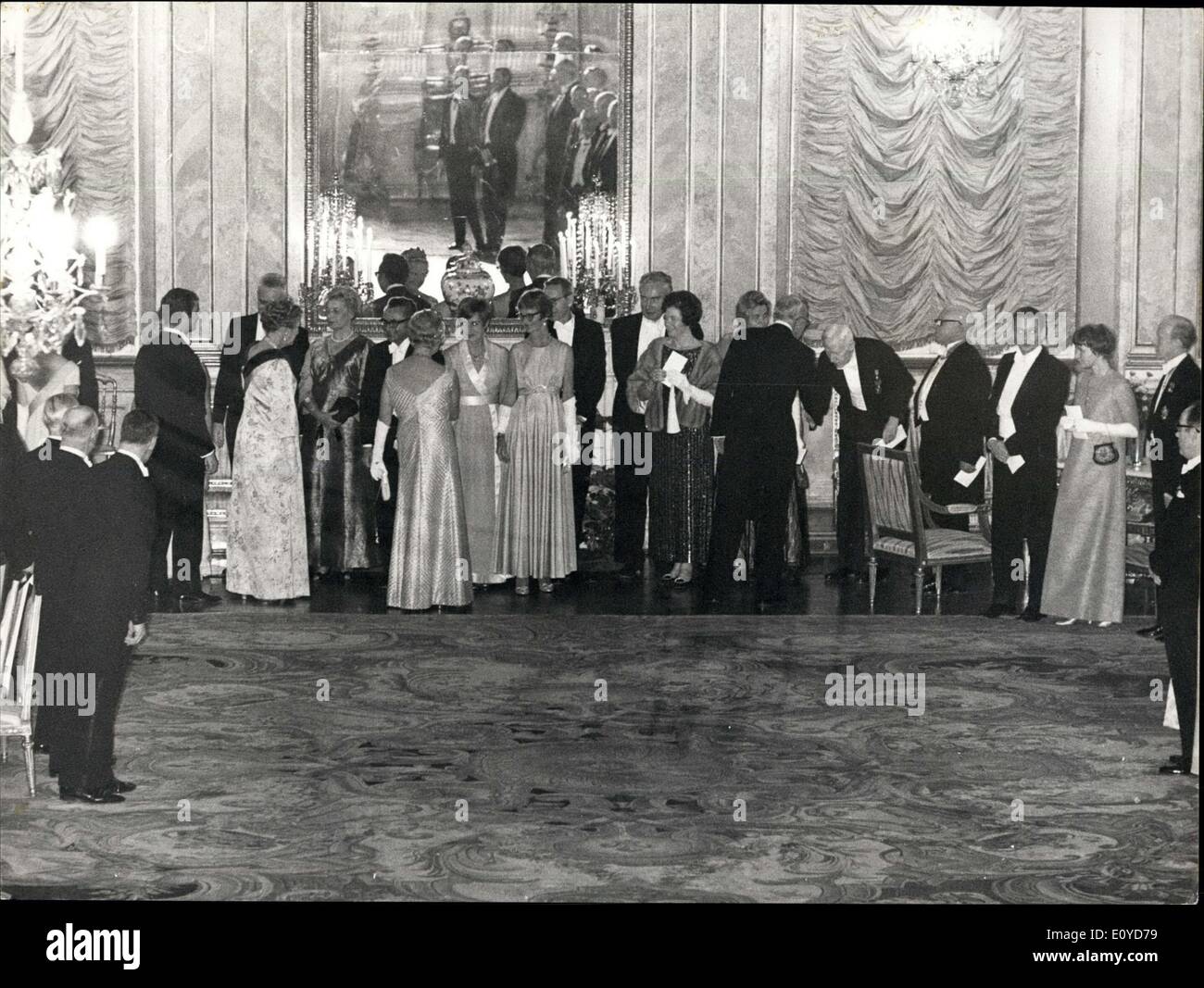 Dec. 11, 1969 - The Nobel Prize Ceremonies 1969 The Dinner for the ...