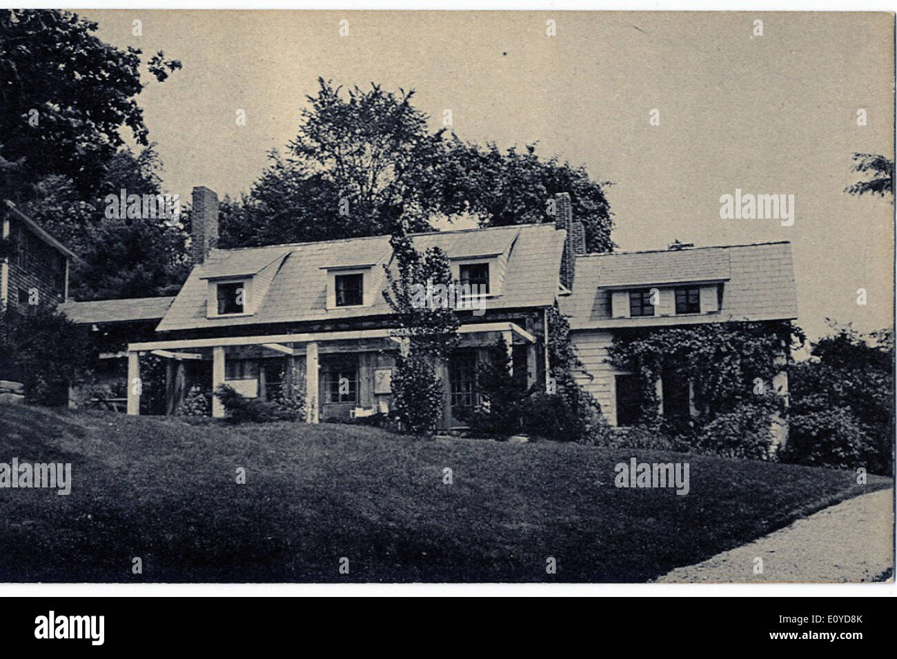 The Fisher Home in Arlington, Vermont, is a notable example of historic ...