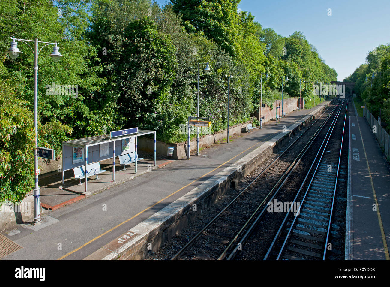 Battle Railway Station, East Sussex. UK Stock Photo - Alamy