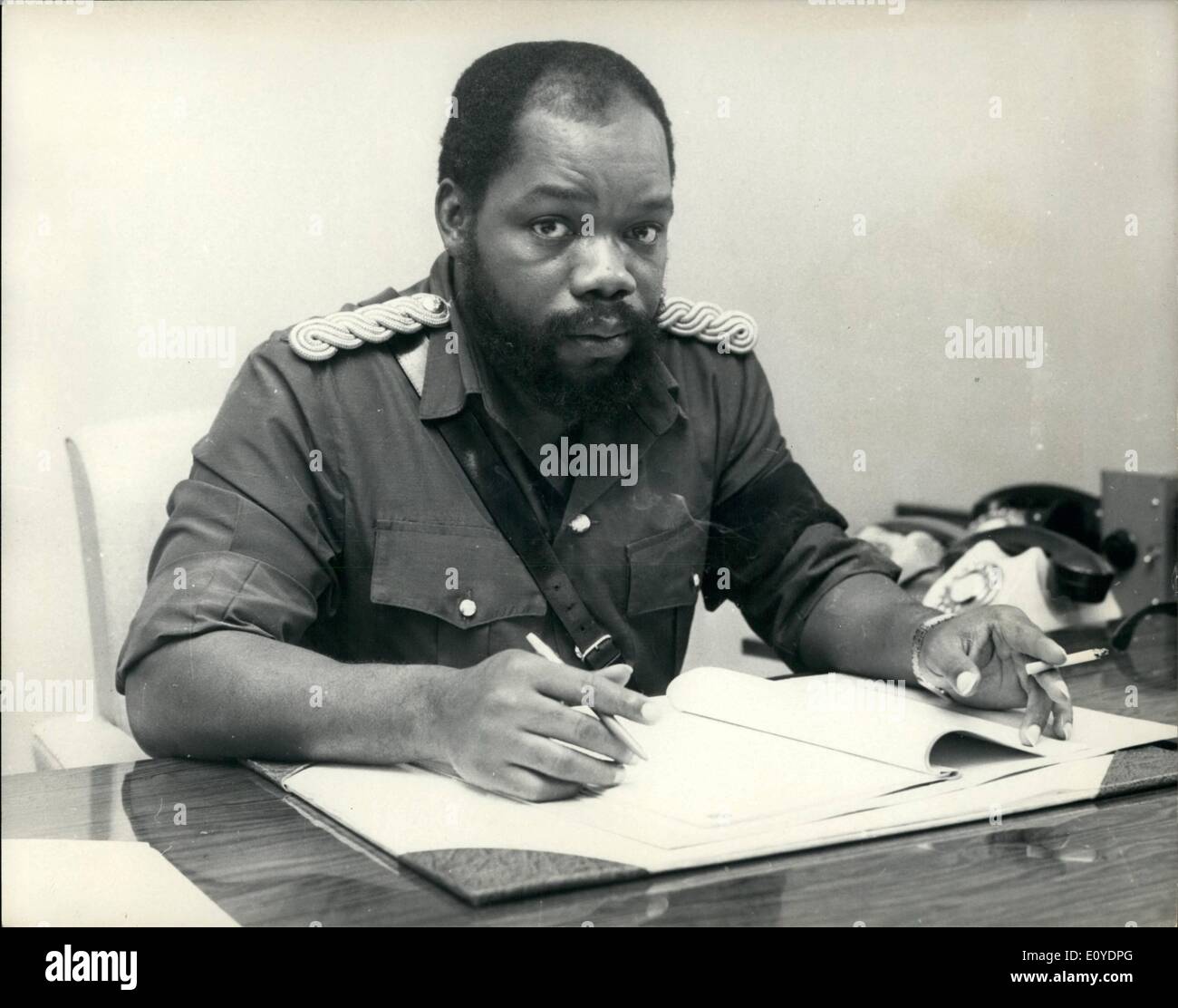 Dec. 12, 1969 - General Ojukwu Agrees to peace talks.: Biafran leader General Odumegwu Ojukwu ...