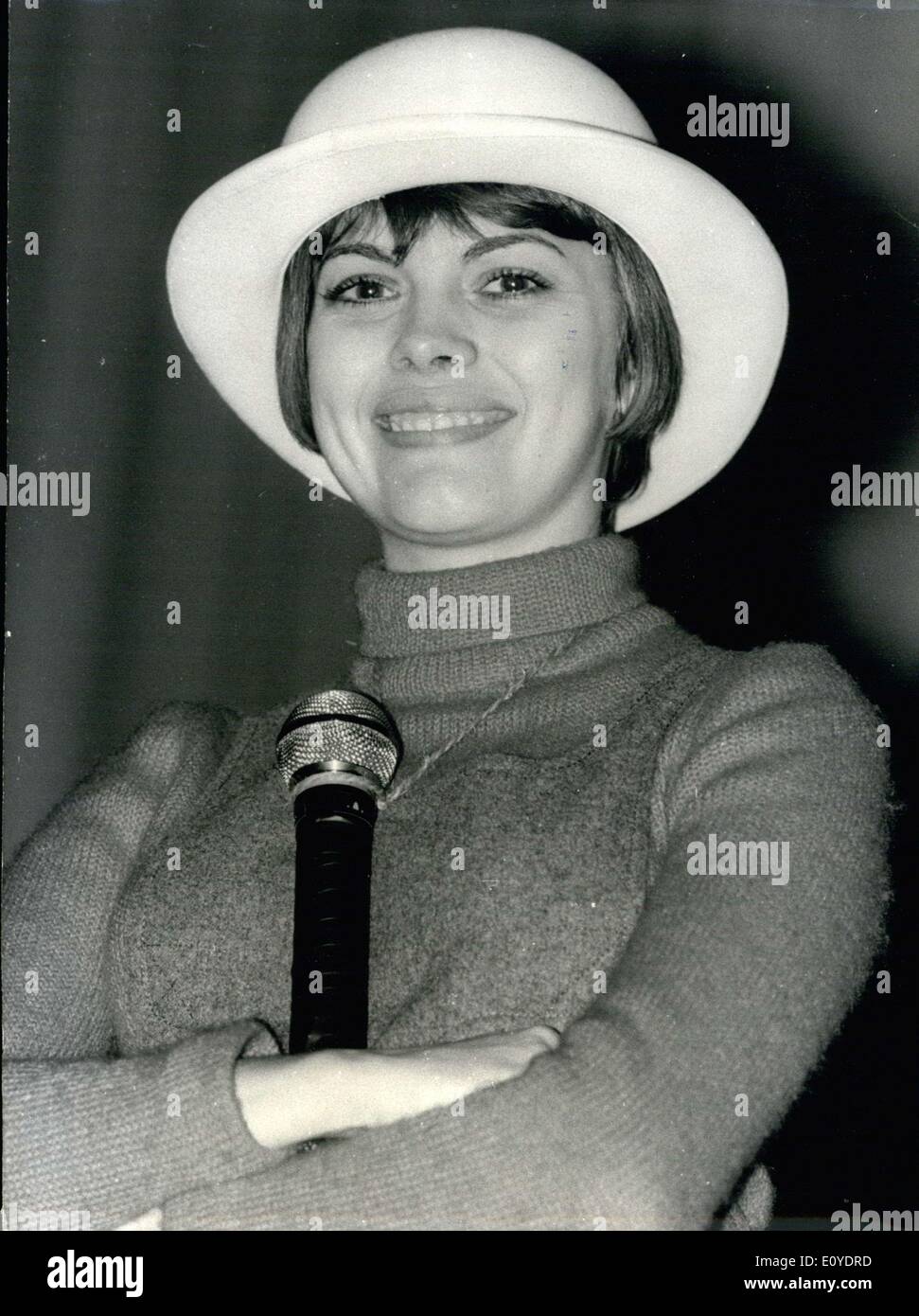 Dec. 18, 1969 - Famous singer Mireille Marthieu will return to the ...