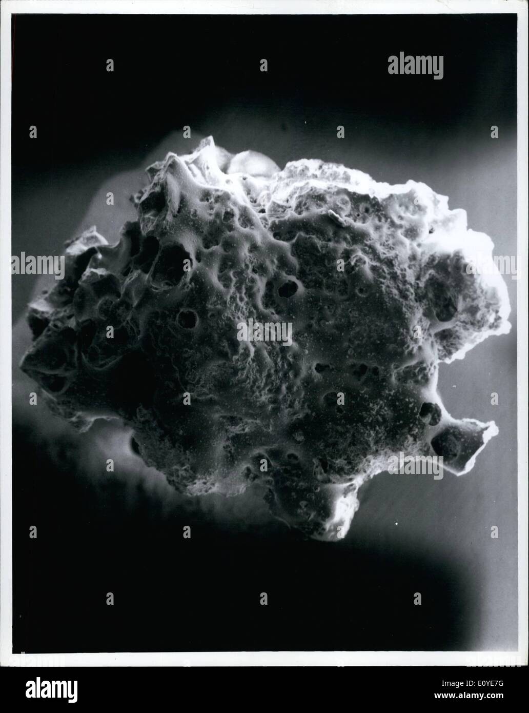 Jan. 01, 1970 - Specimen of lunar lava, probably formed by meteoritic ...