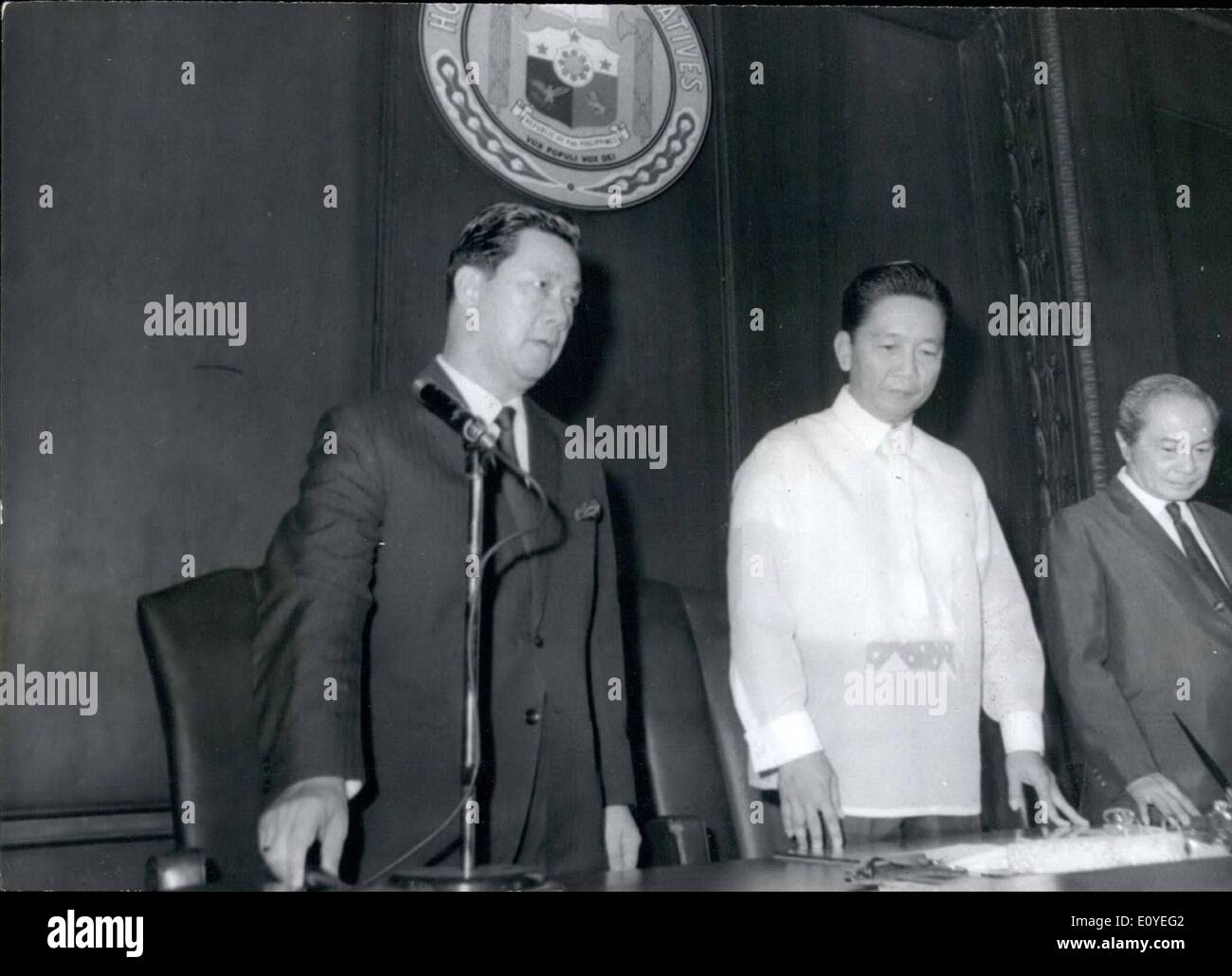 Jan. 01, 1970 - Manila, Philippines -- President Ferdinand E. Marcos ...