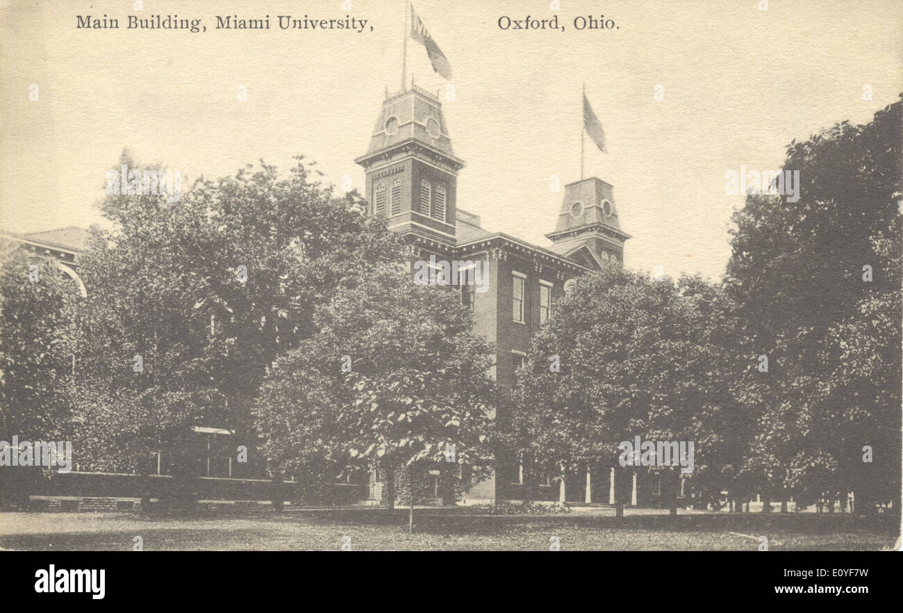 Miami university in ohio oxford hi-res stock photography and images - Alamy