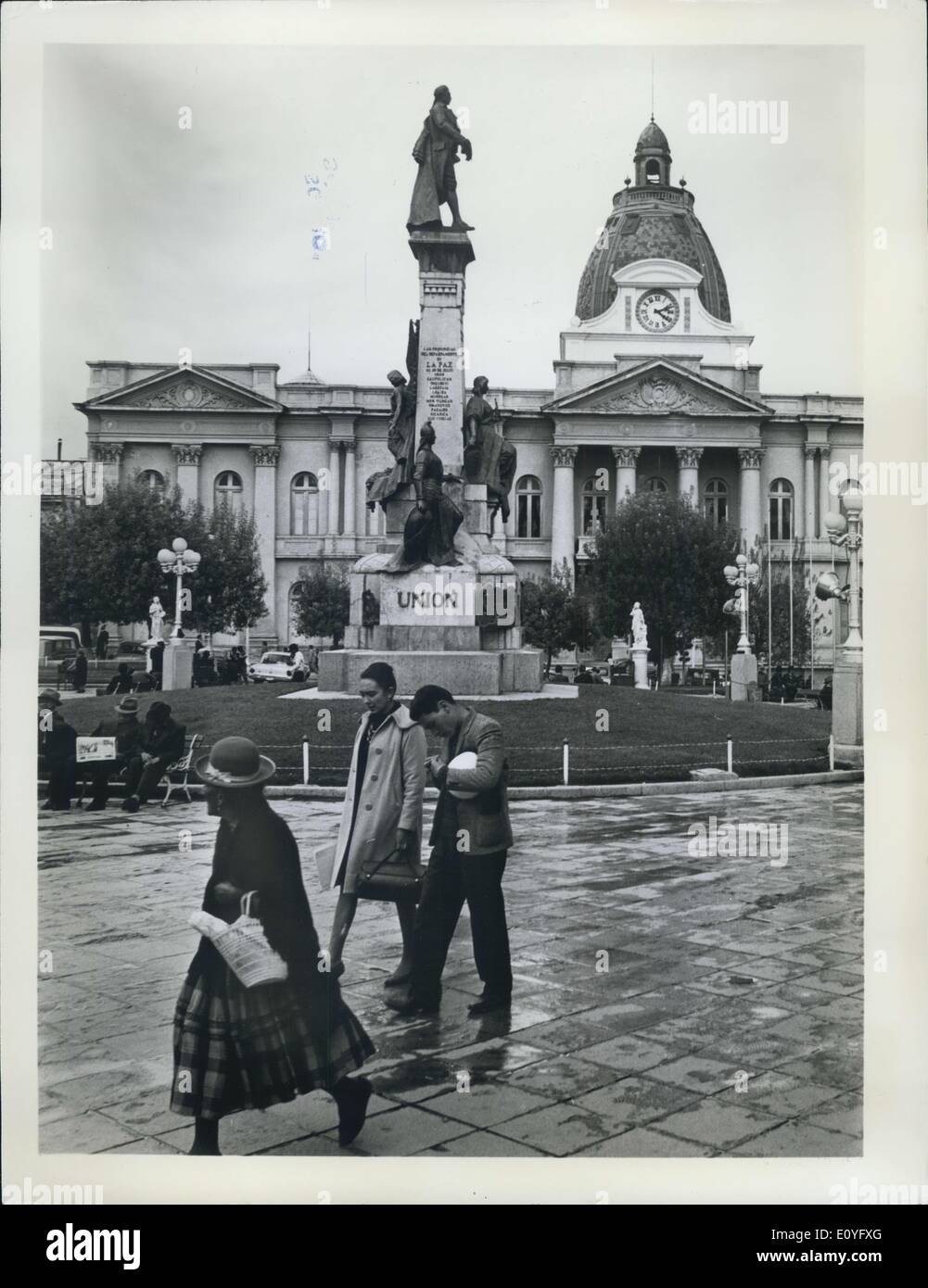 Jan. 1, 1970 - La Paz, Bolivia - Legislative Palace on the Plaza ...