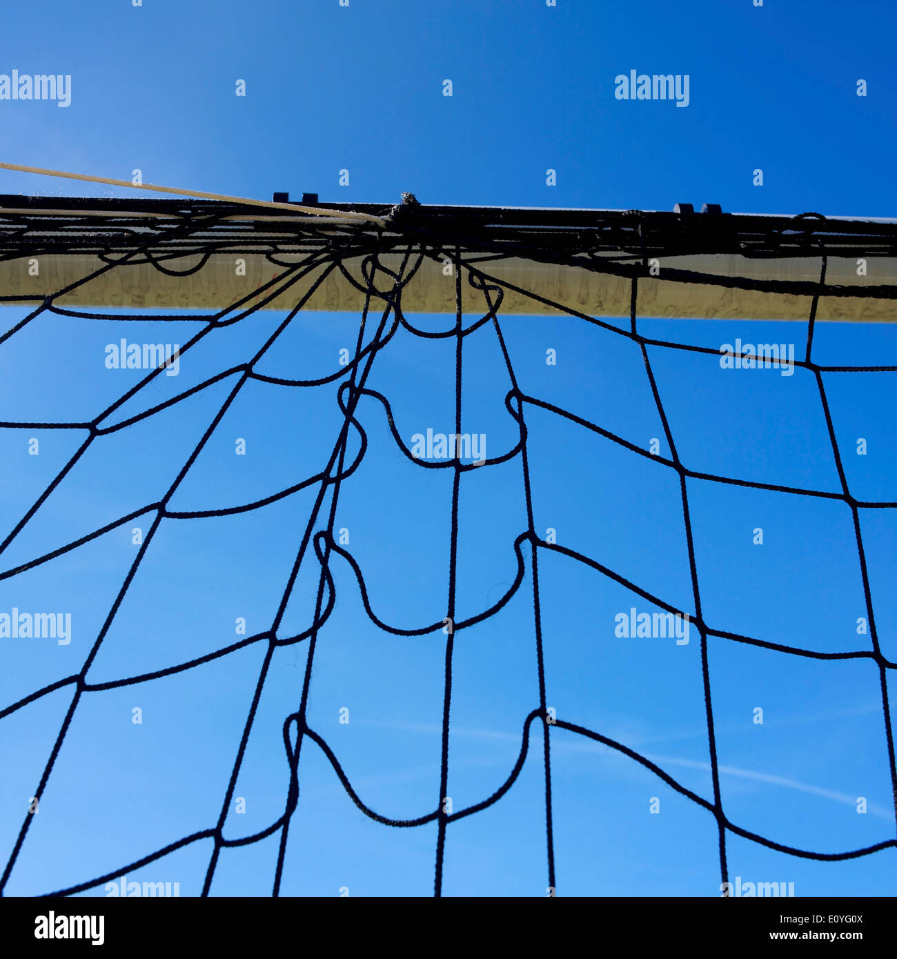 Football goal net Stock Photo - Alamy