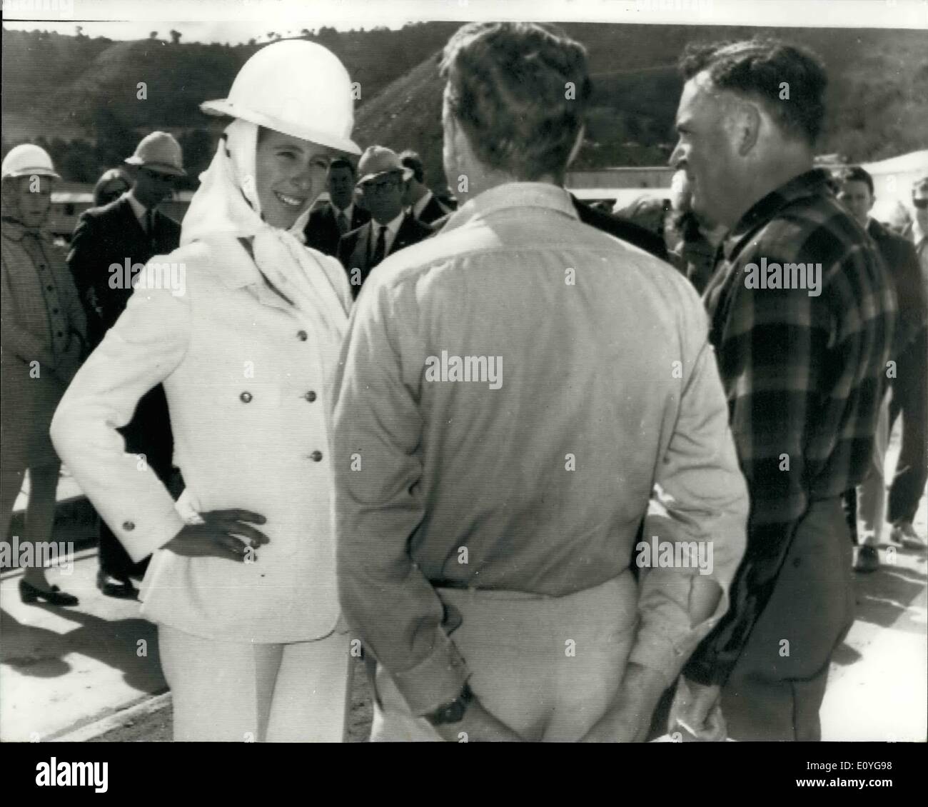 Apr. 04, 1970 - Royal Tour of Australia - Princess Anne Visits a Power ...