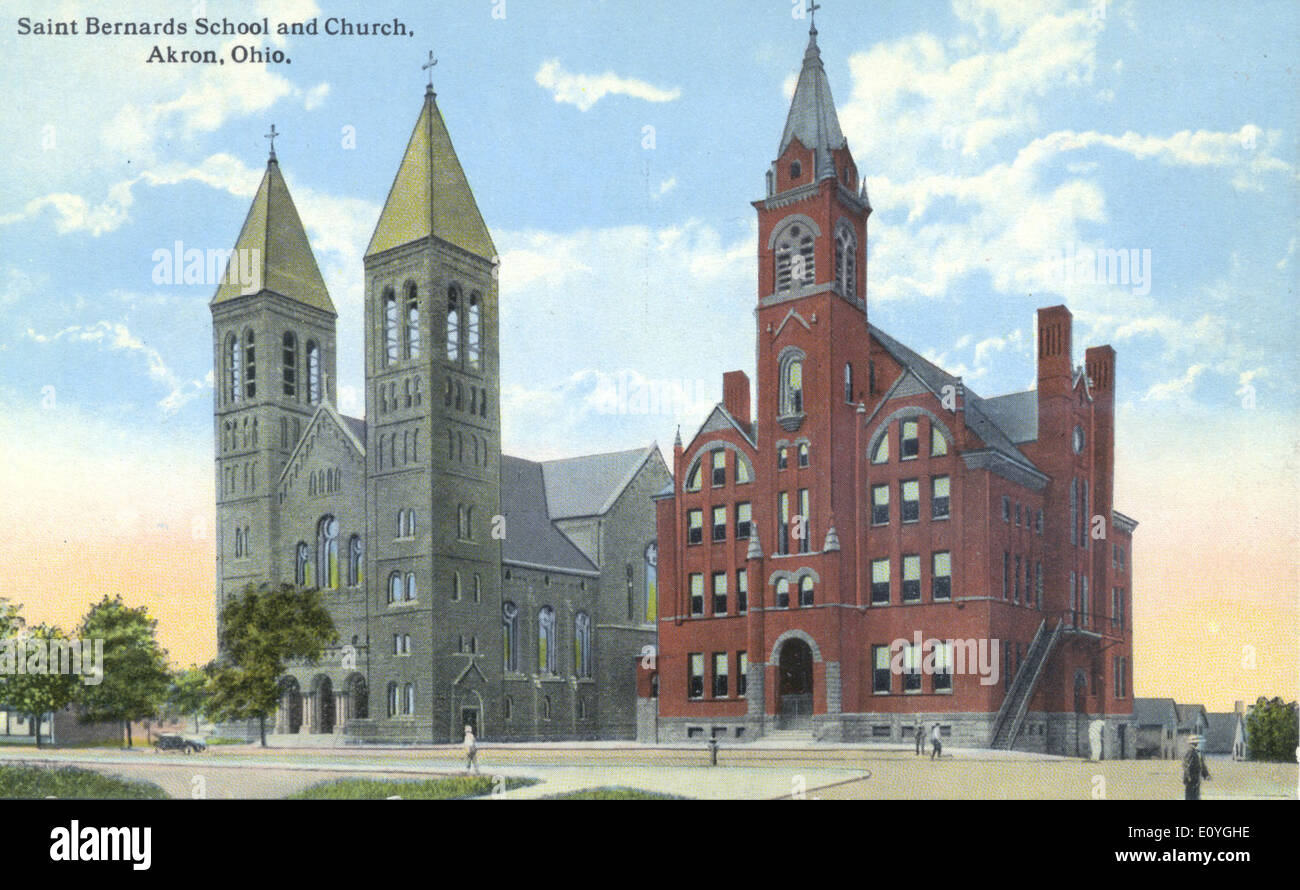 This postcard from the Bowden Collection showcases Saint Bernard's ...