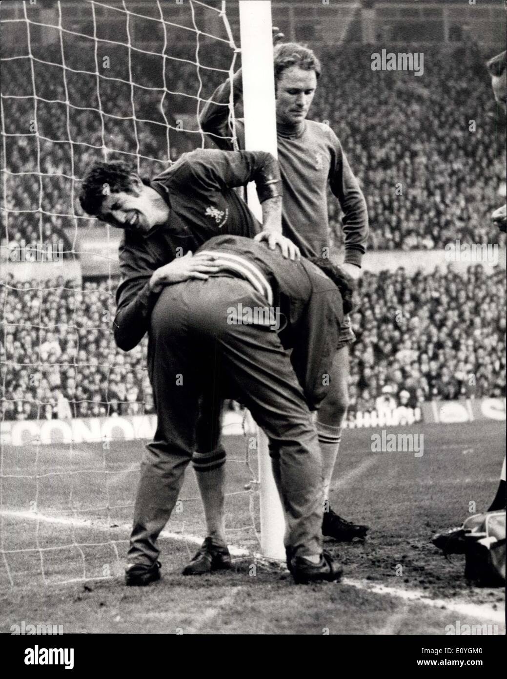 Apr. 30, 1970 - Chelsea win the F.A. Cup.: Photo shows Peter Bonnetti ...