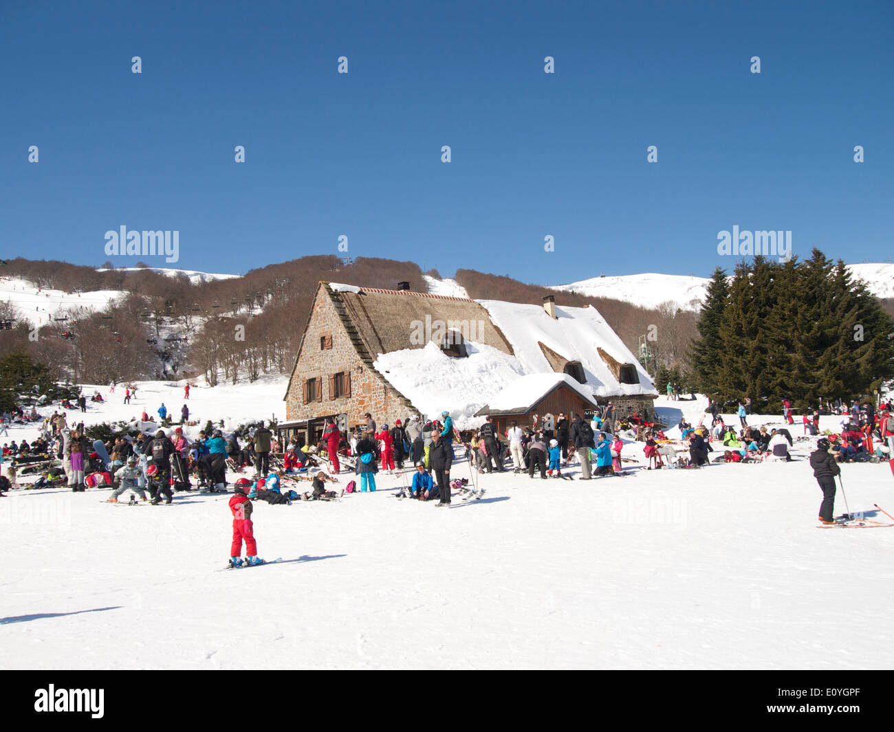 Super besse ski resort hi-res stock photography and images - Alamy