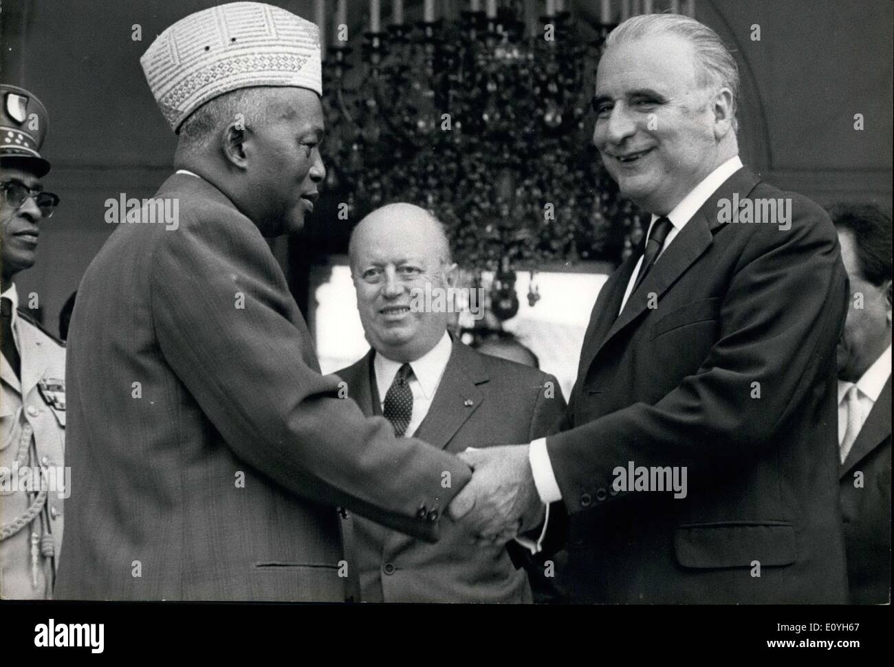 May 22, 1970 - The President of Madagascar is sick and cannot stay long ...