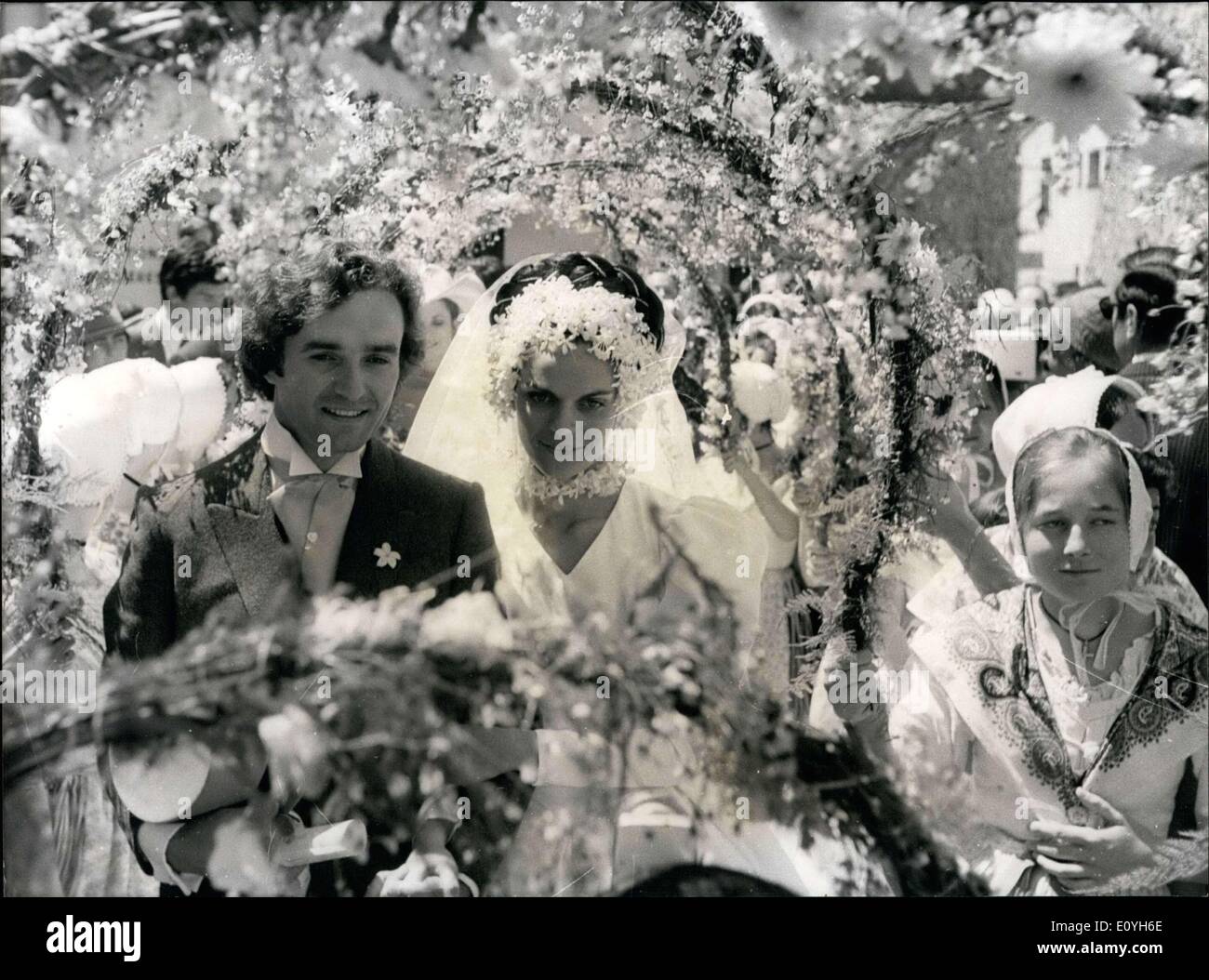 May 24, 1970 - Here is a picture of Michel Raimon and Evelyne de ...
