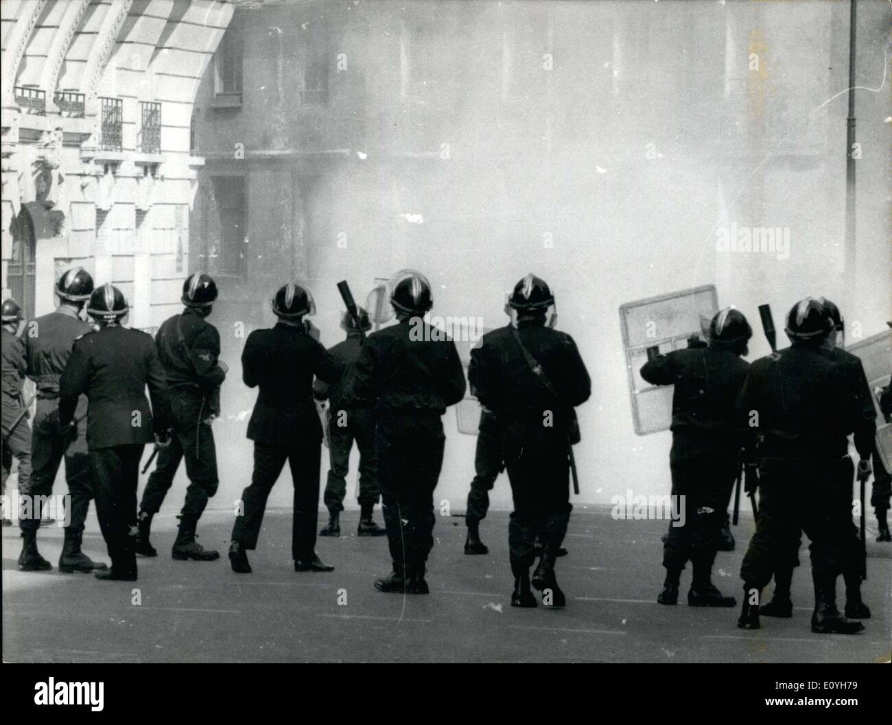 May 28, 1970 - Violent Student Protests in Censier Stock Photo - Alamy