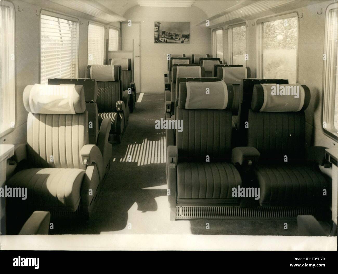 May 28, 1970 - New SNCF Train Car ''Etenard'' Feature Luxurious Comfort ...
