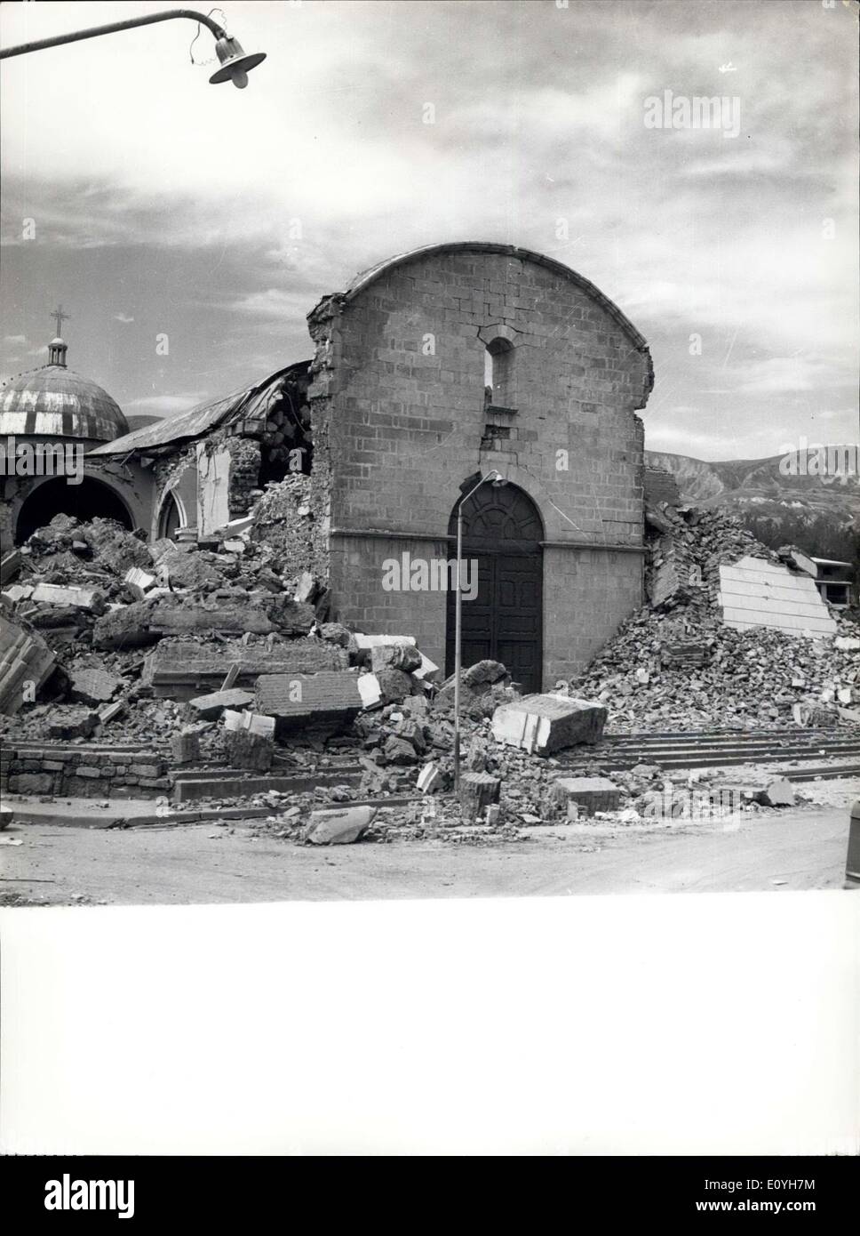 May 31, 1970 - Peruvian Earthquake, May 31, 1970. Ruins of the ...