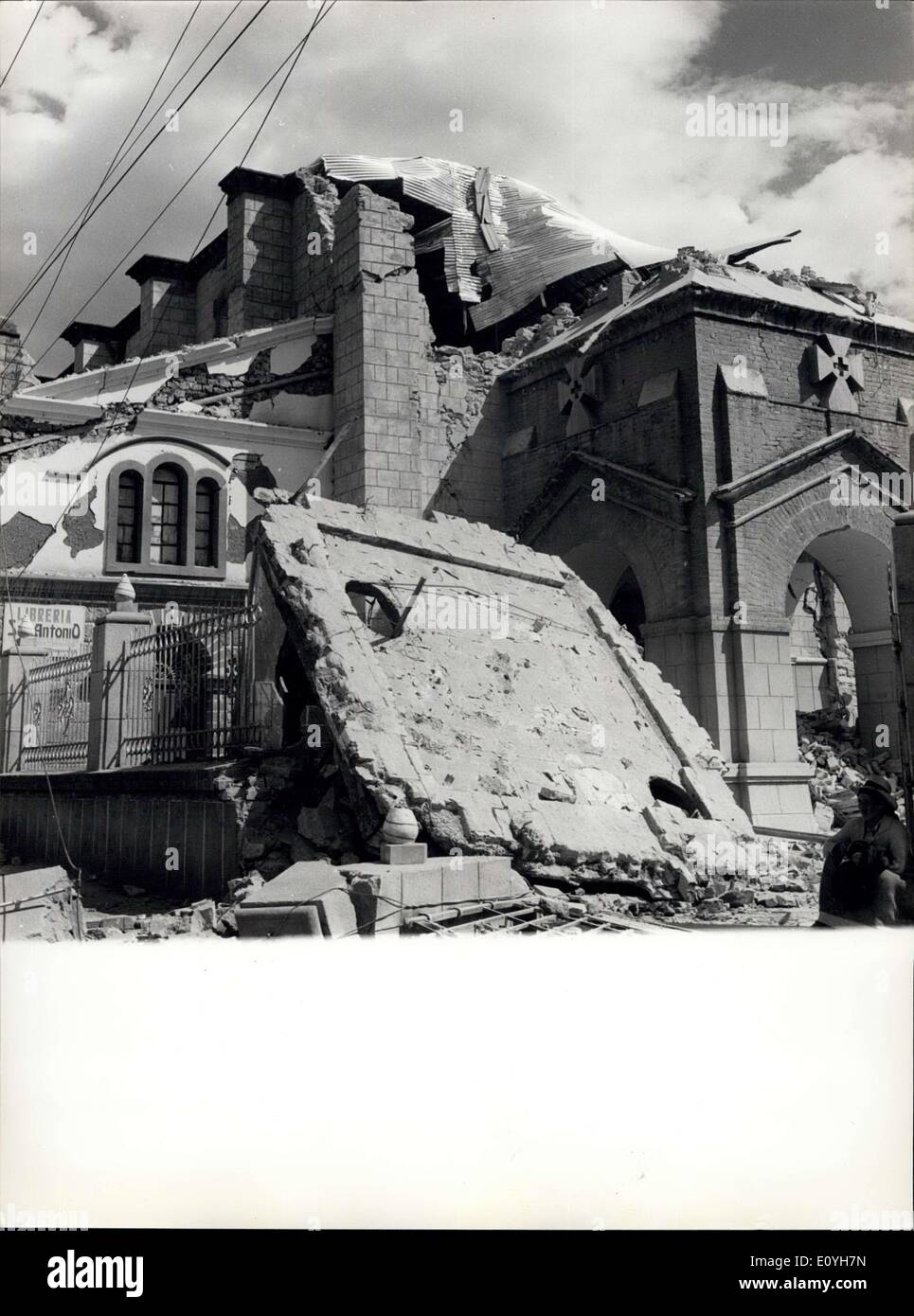 May 31, 1970 - Peruvian Earthquake, May 31, 1970. Destruction in Huaraz ...