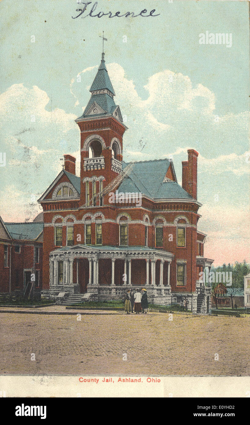 This postcard from the Bowden Postcard Collection features the County ...