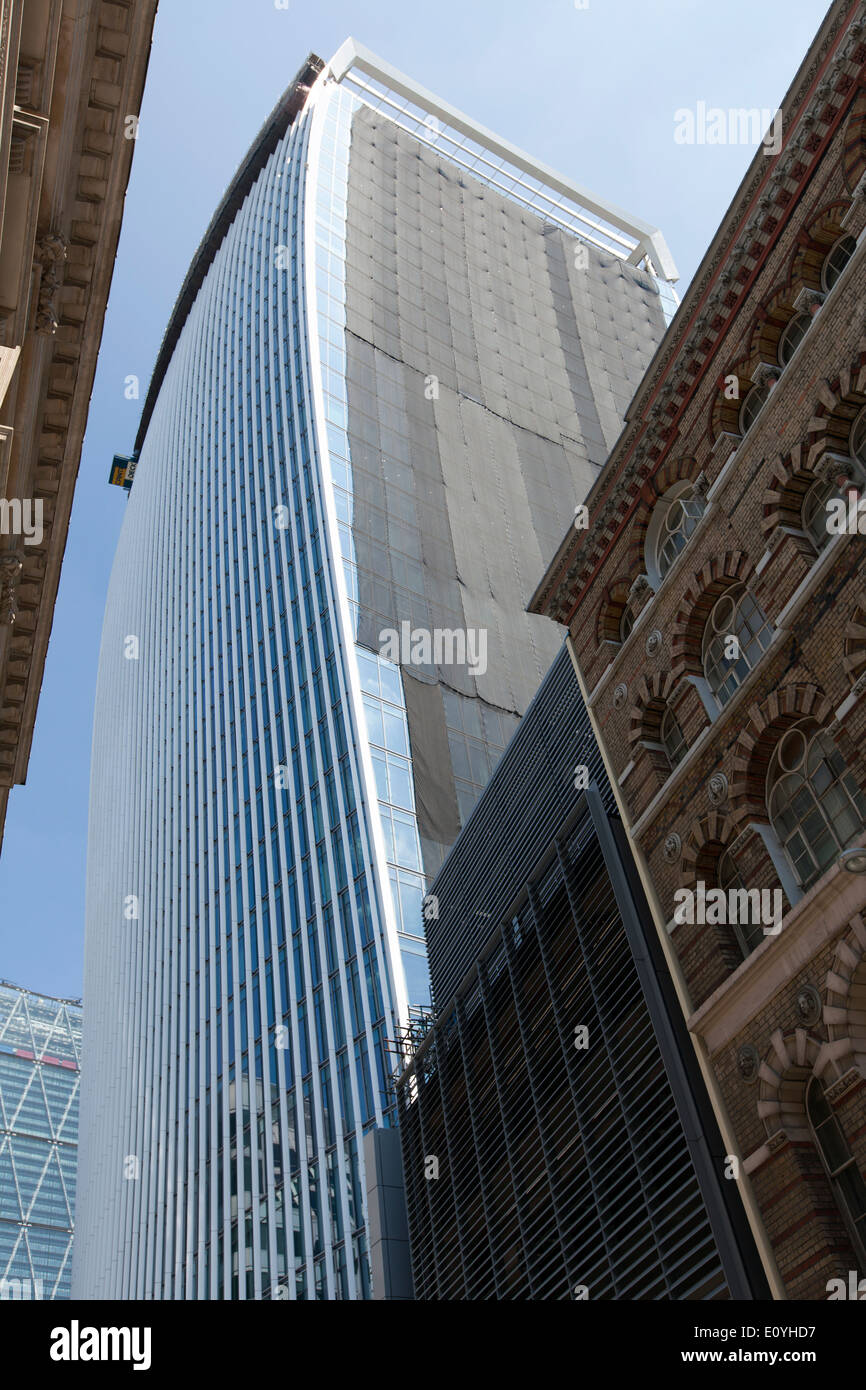 20 Fenchurch Street a skyscraper by architect Rafael Vinoly in London ...