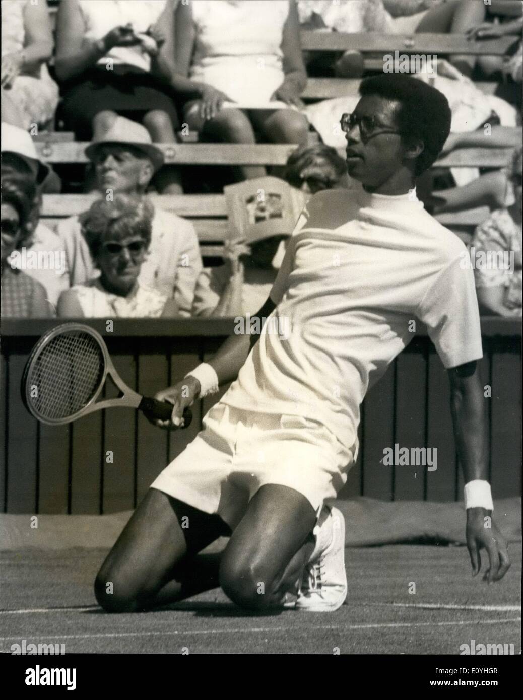 Jun. 06, 1970 - The First Day of the Wimbledon tennis tournament ...