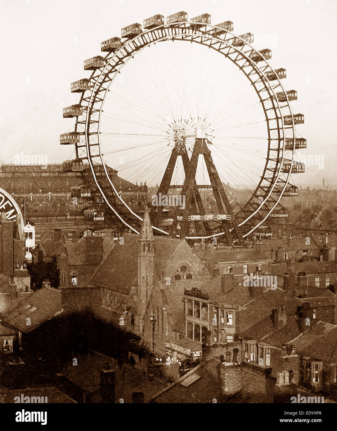 Blackpool Great Wheel early 1900s Stock Photo - Alamy