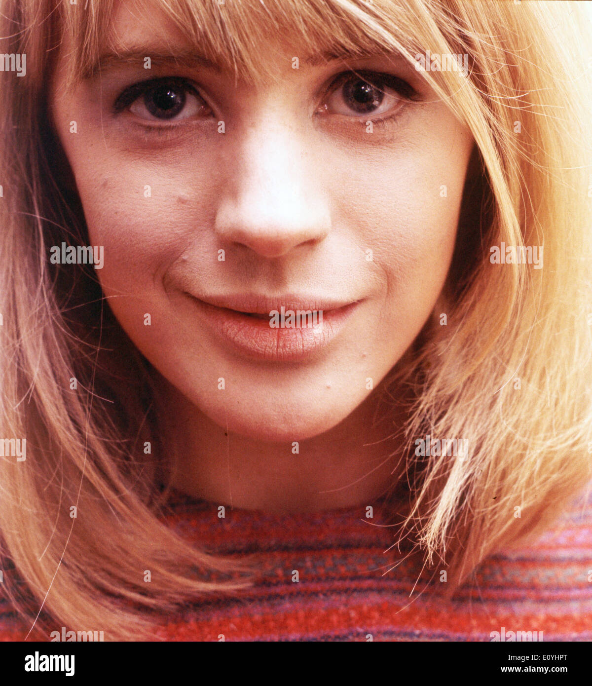 MARIANNE FAITHFUL UK pop singer in 1965. Photo Tony Gale Stock Photo ...