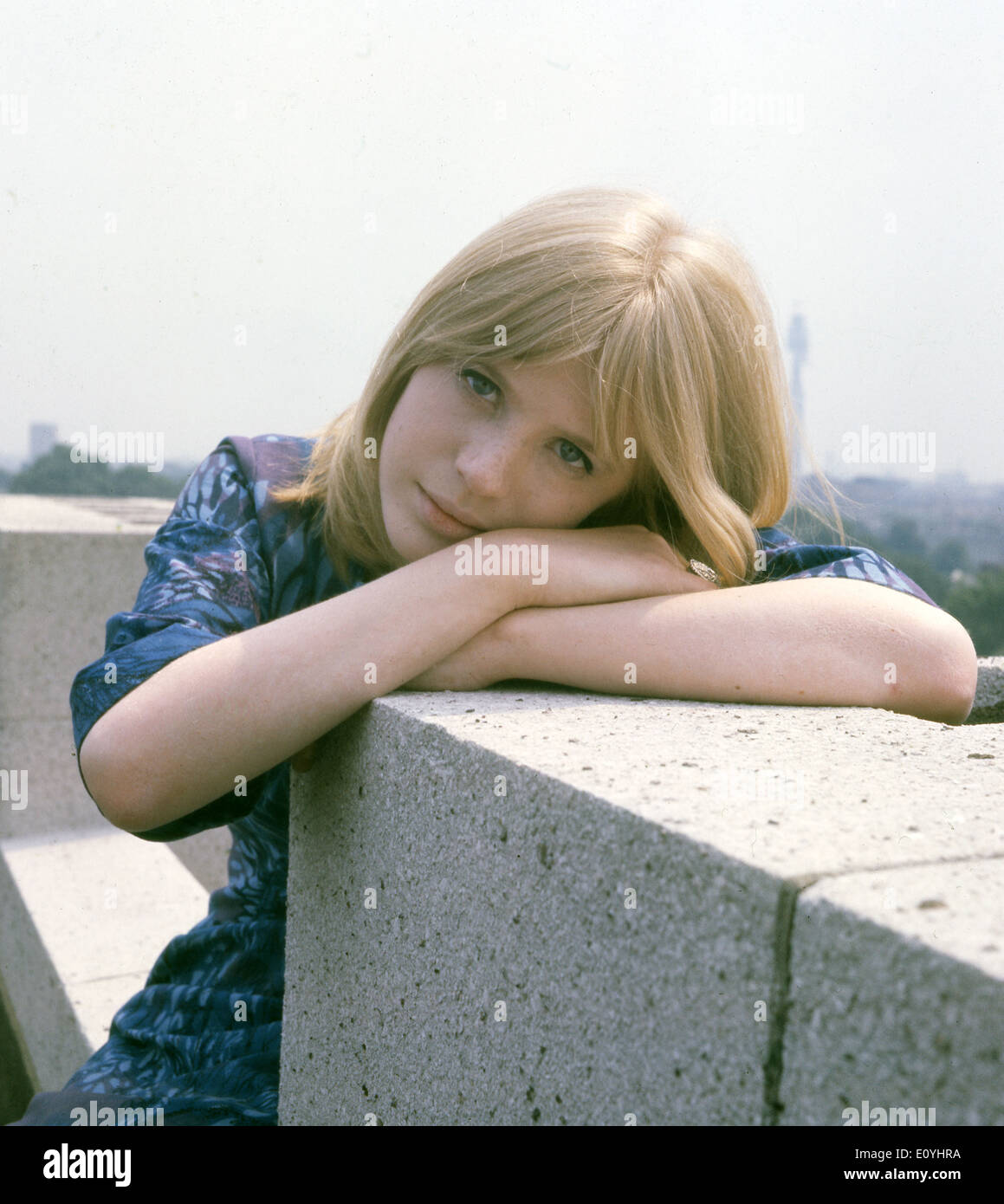 MARIANNE FAITHFUL UK pop singer in 1965. Photo Tony Gale Stock Photo ...