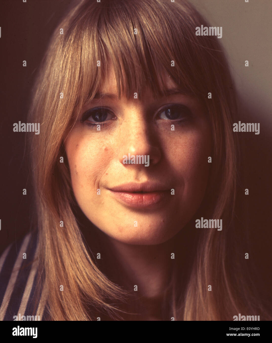 MARIANNE FAITHFUL UK pop singer in 1965. Photo Tony Gale Stock Photo ...