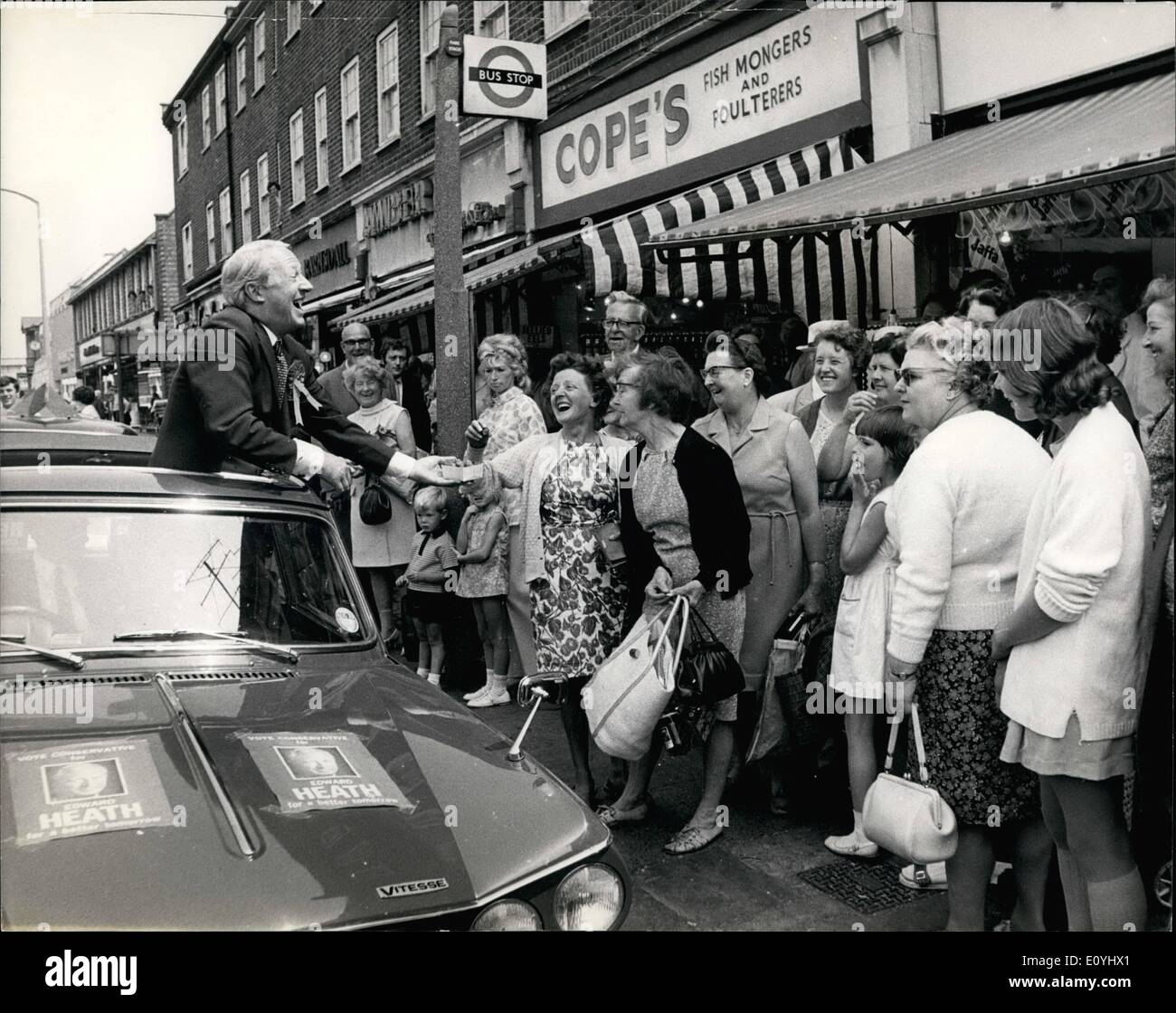 Jun 06 1970 general election day hi-res stock photography and images ...