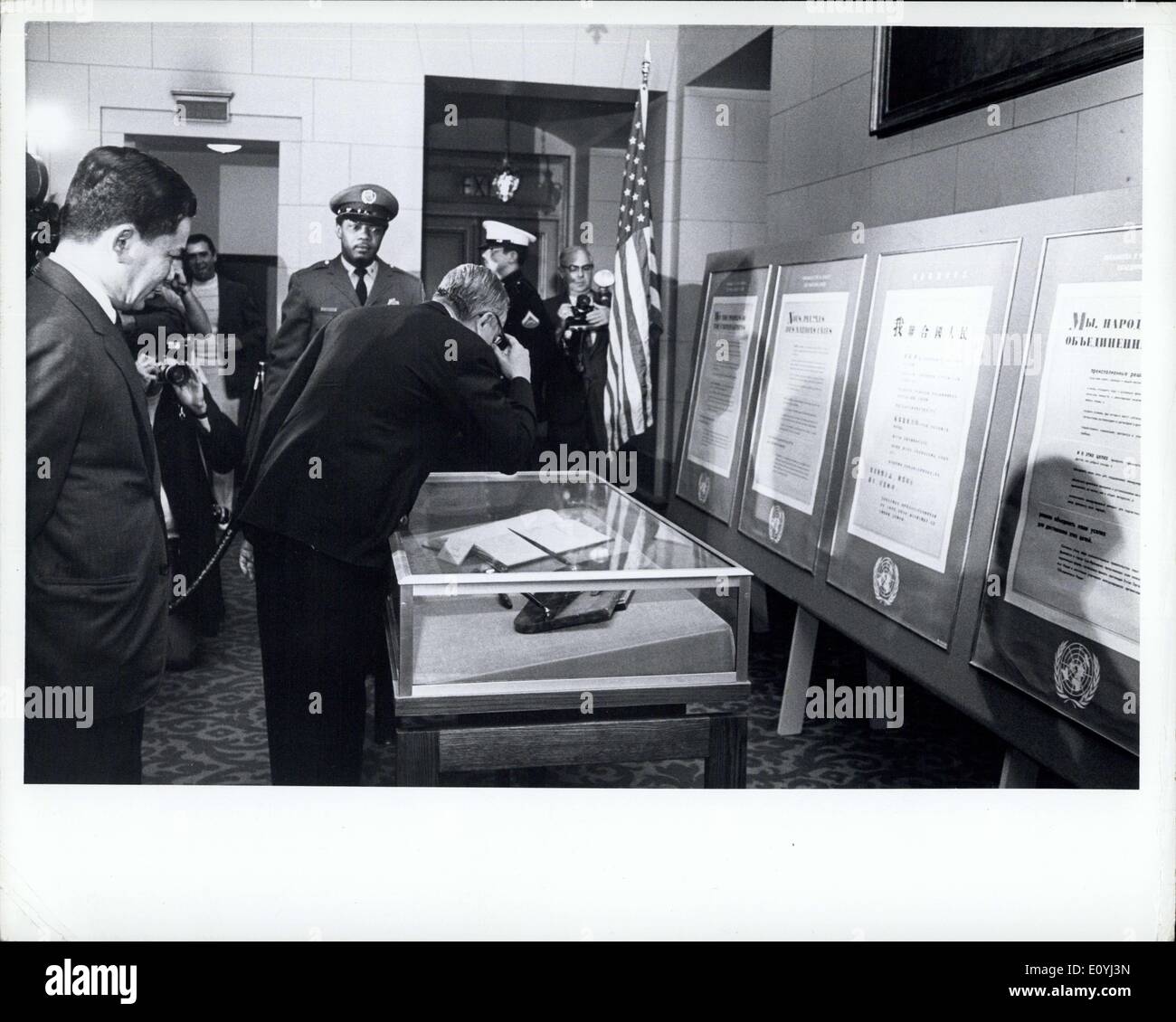 Jun. 26, 1970 - Ceremonies In San Francisco Mark Signing 25 Years Ago ...
