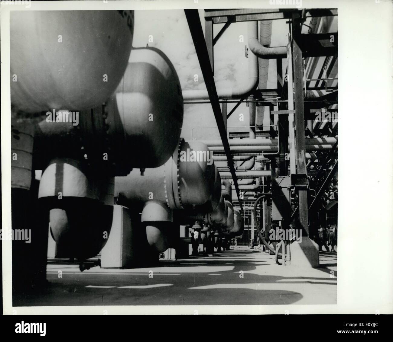 Jul. 07, 1970 - Talara refinery at La Brea y Parineas oilfield in Peru ...