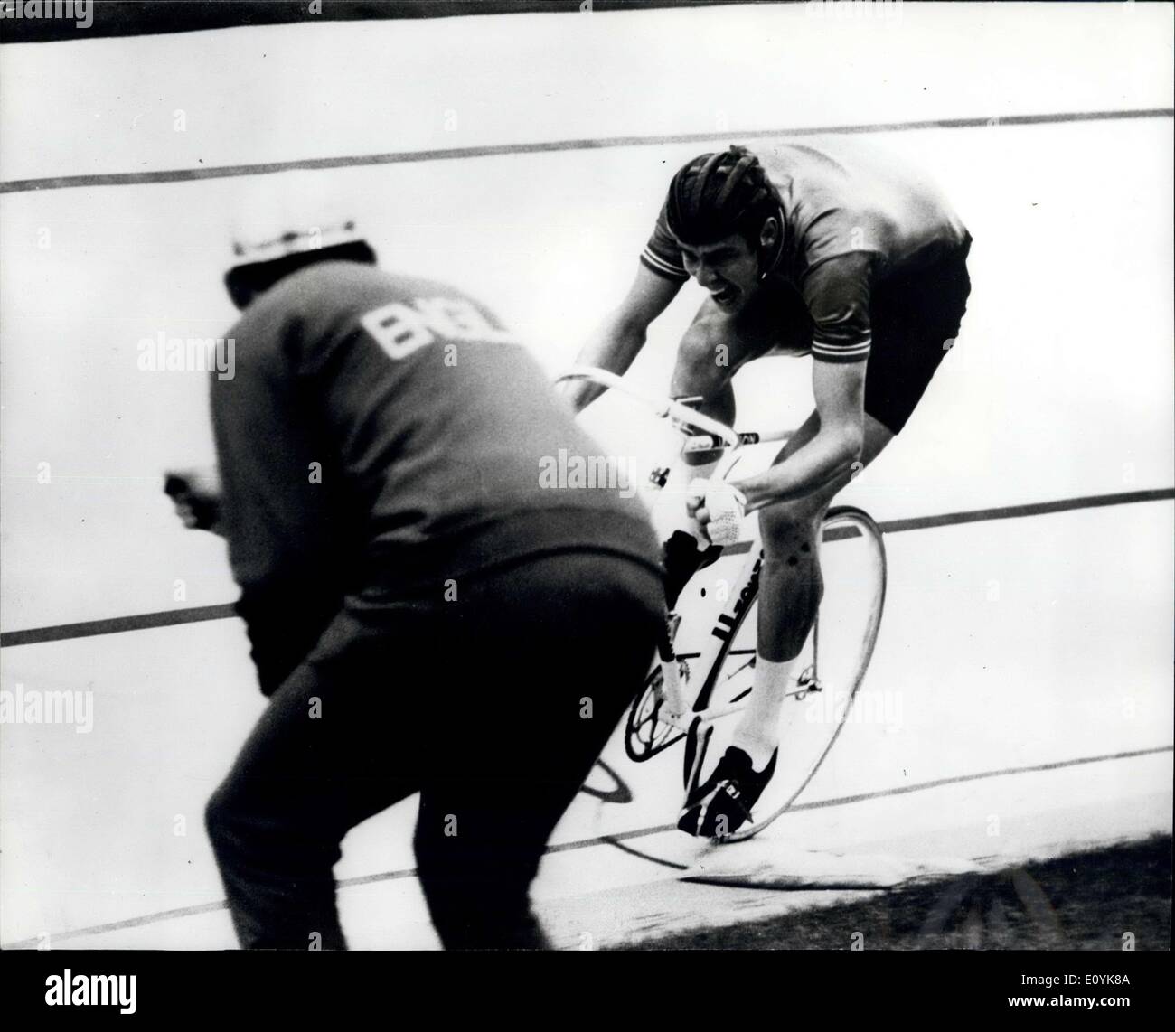 Aug. 08, 1970 - World Cycling Championships at Leicester. Photo shows ...