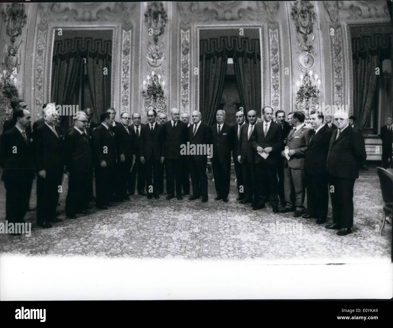 Aug. 08, 1970 - The new Italian Government presided by Signor Emilio ...