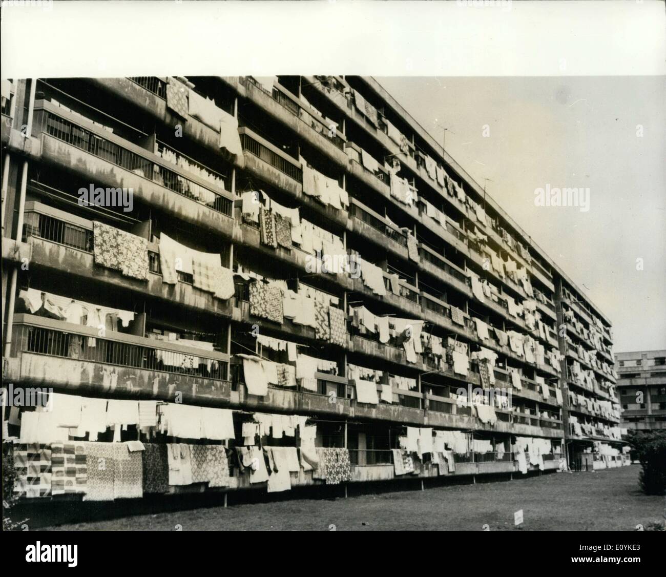 Aug. 08, 1970 - Drying Out in Tokyo Following humid summer weather, and ...