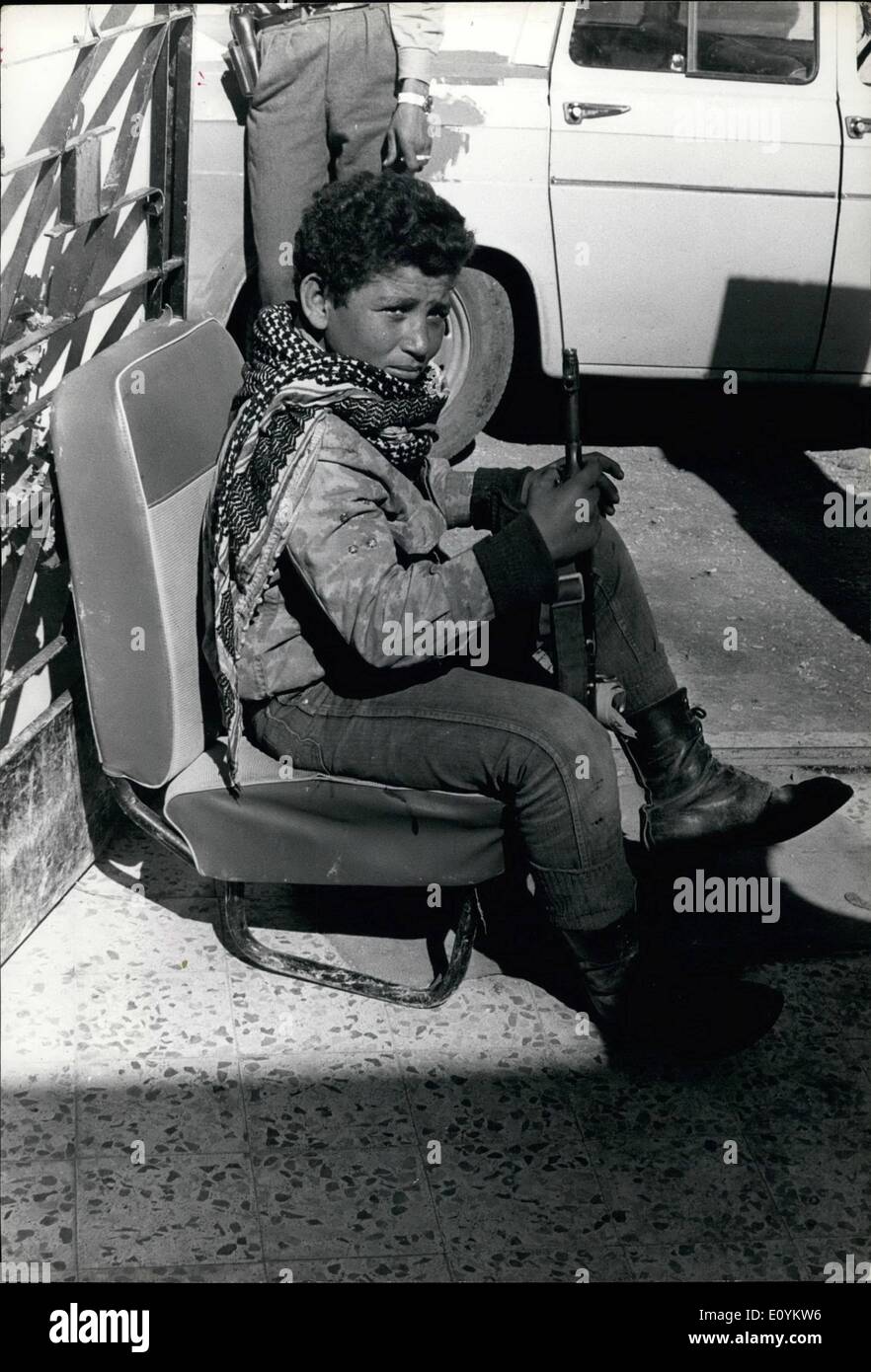 Sep. 09, 1970 - An Arab Commando boy guards the entrance of Commando ...